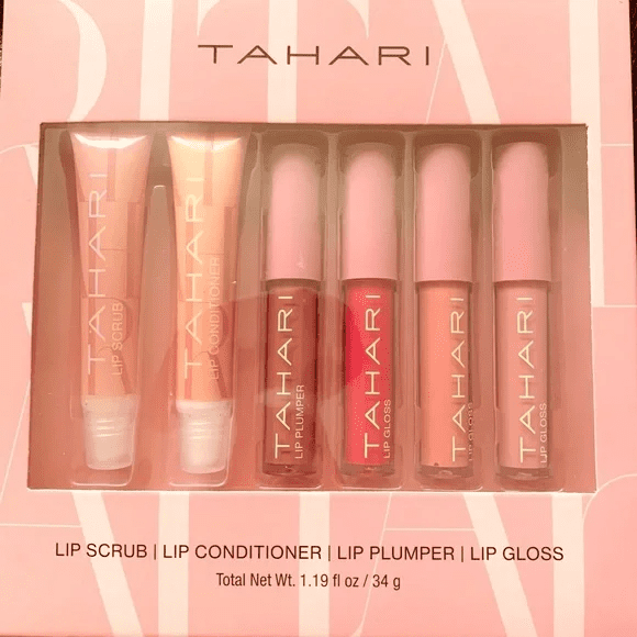 Tahari 6-Piece Limited Edition Gift Set - Lip Scrub, Lip Conditioner ...