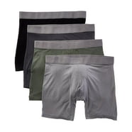 BVD Men's 6 Pack Black/Grey Boxer Brief - Ultra Plush Waistband ...