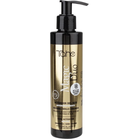 Tahe Magic Duo Curl & Straightening Cream, 200 ml, Frizz Control ...