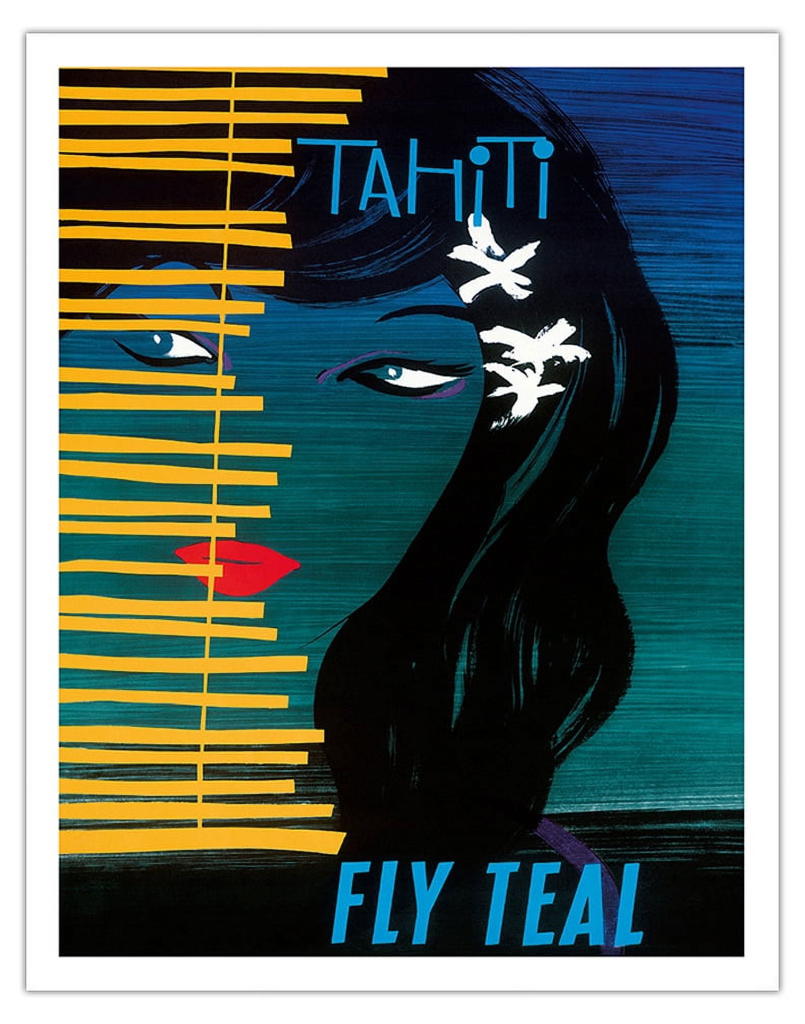 Tahiti - Fly TEAL (Tasman Empire Airways Limited) - Vintage Airline ...