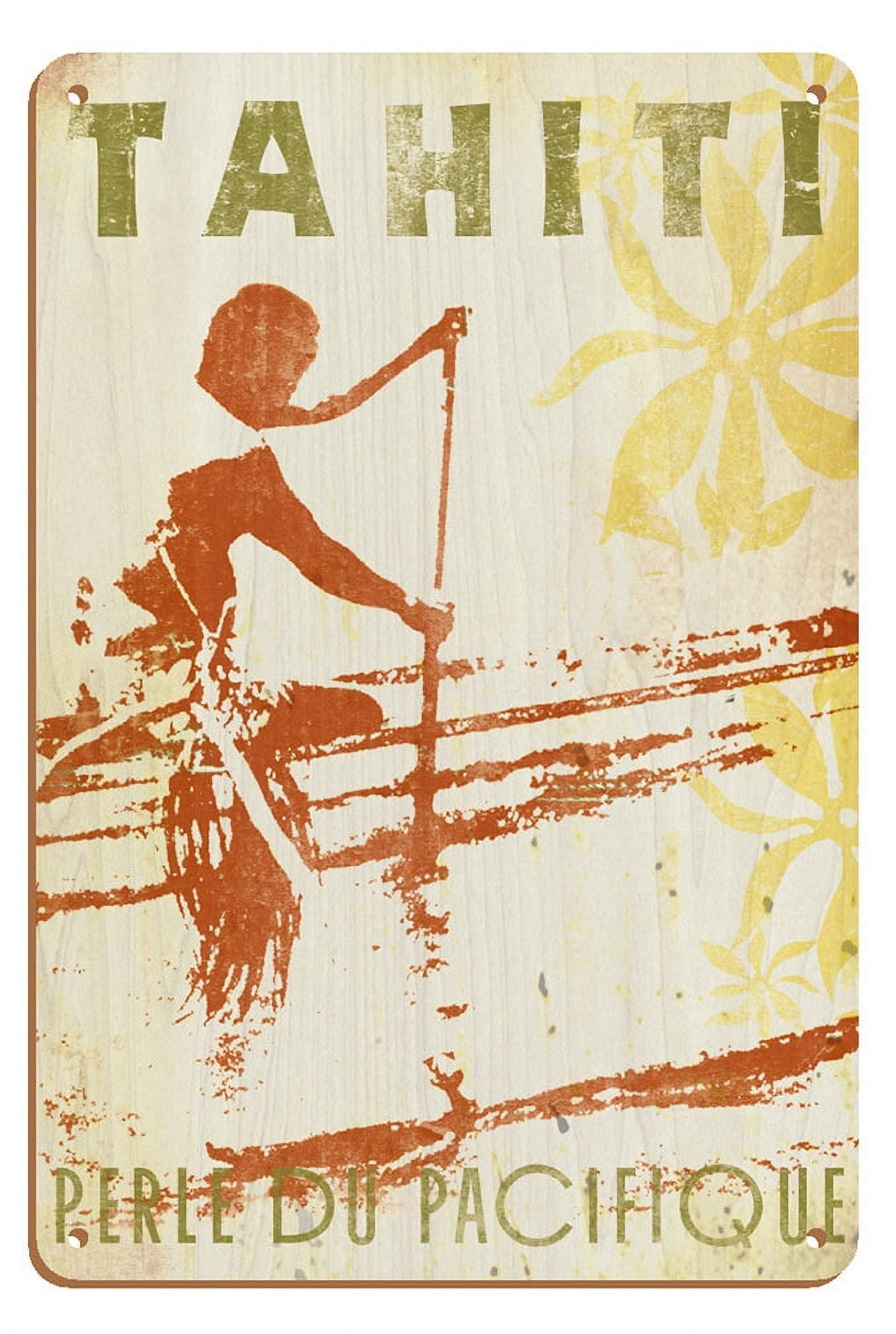 Tahiti - Pearl of the Pacific (Perle Du Pacifique) - Vintage Travel ...