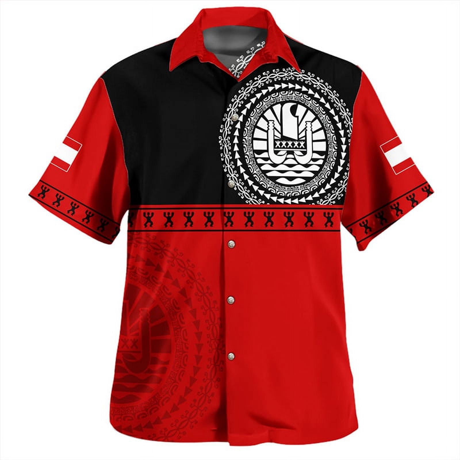 Tahiti Polynesian Hawaiian Shirts For Men Clothes 3d Printed Tahitian ...