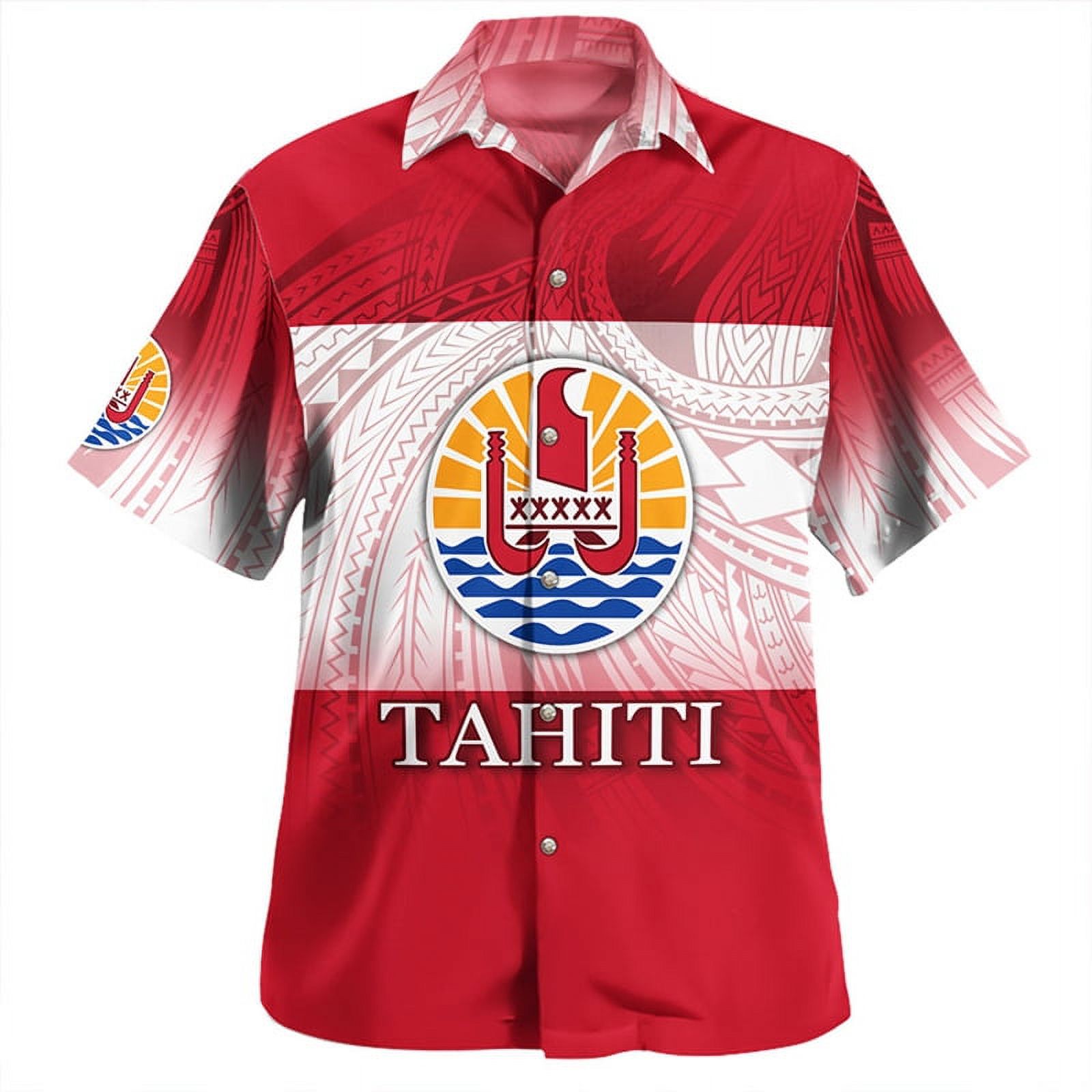 Tahiti Polynesian Hawaiian Shirts For Men Clothes 3d Printed Tahitian ...