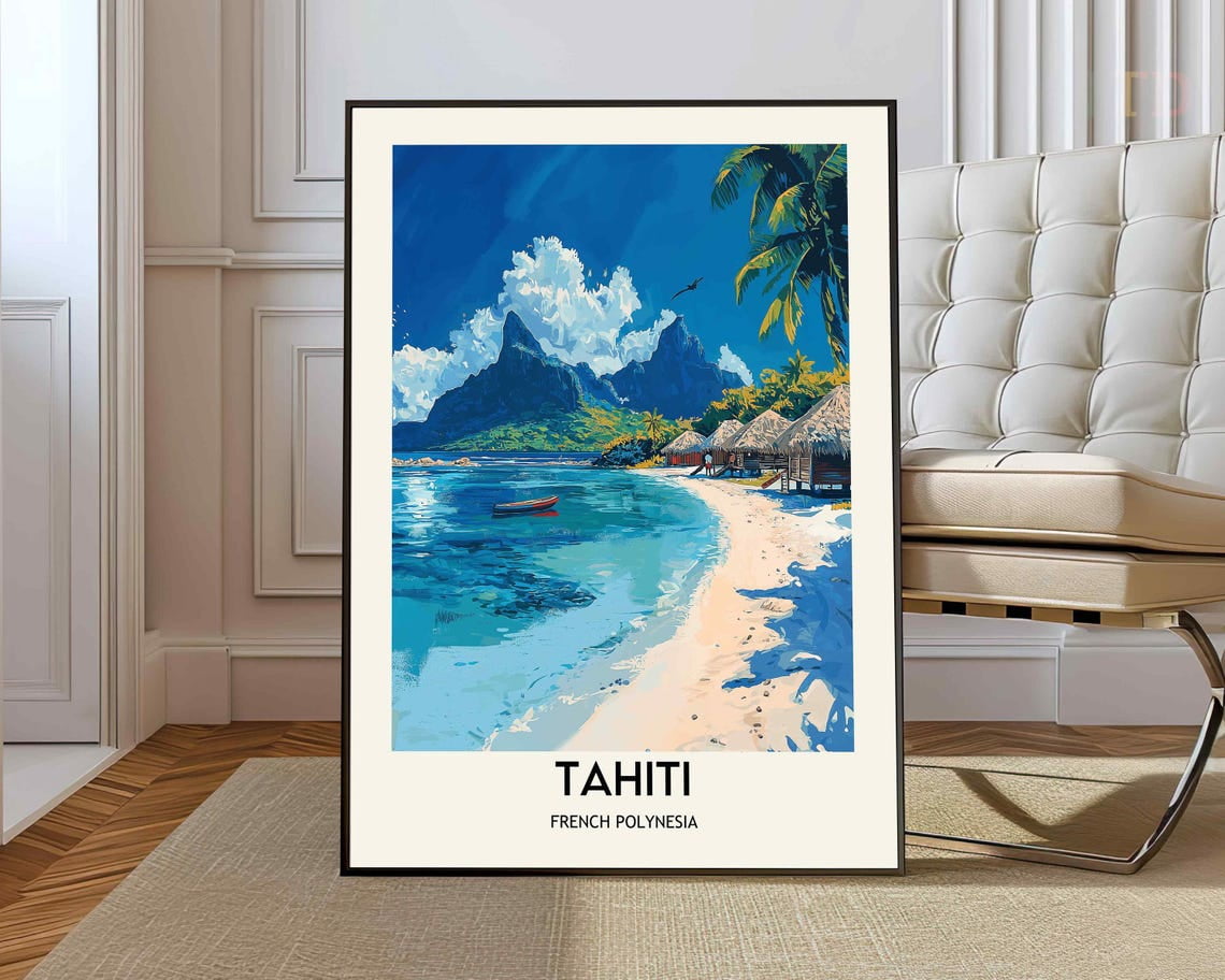 Tahiti Poster, Tahititahiti Print, Tahiti Photo, Tahiti Poster Print ...