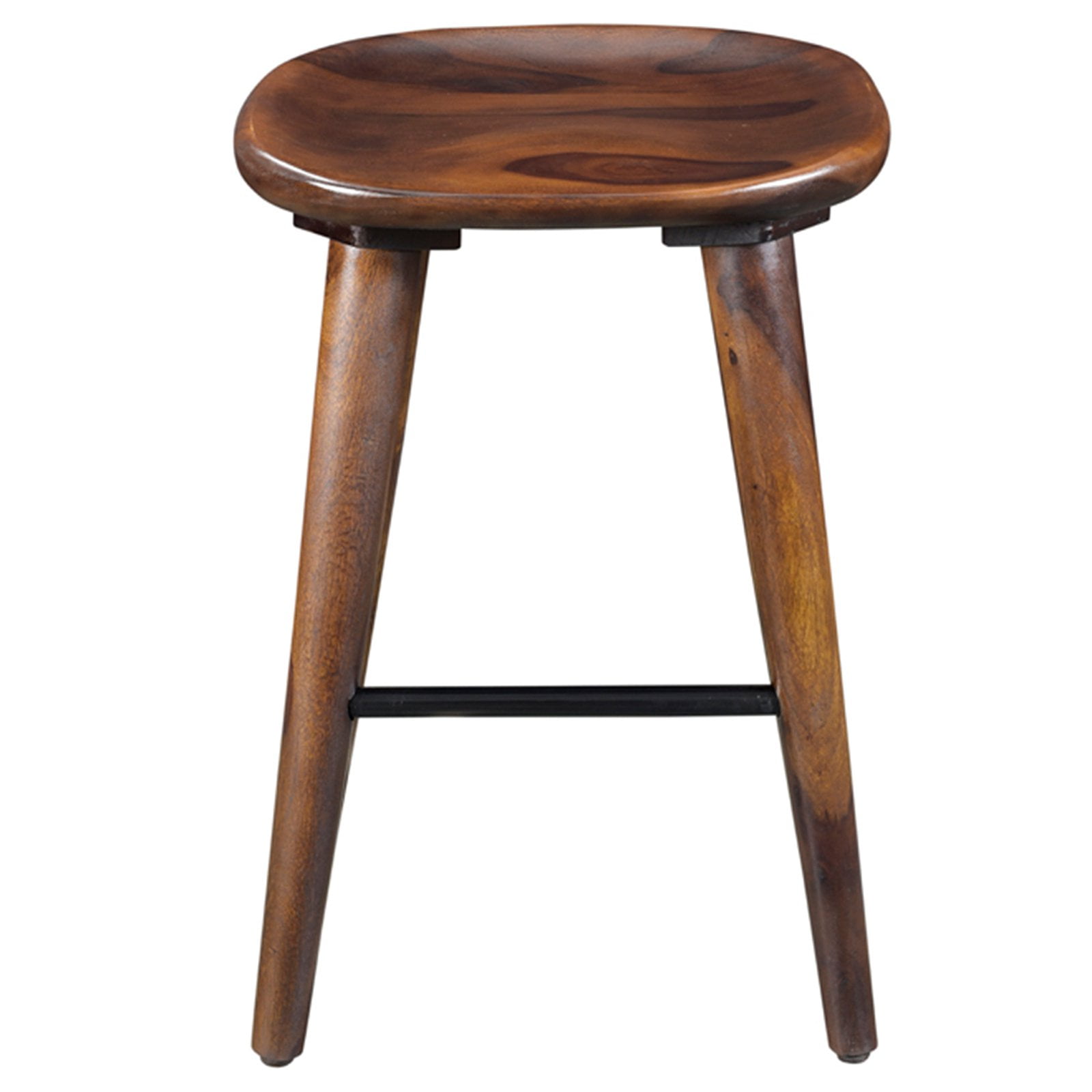 Tahoe 26" Traditional Indian Sheesham Solid Wood Counter Stool in ...