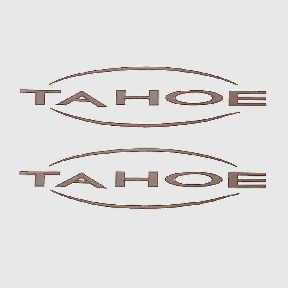 Tahoe Boat Decals 49315 | Silver Logo Stickers (Pair) - Walmart.com