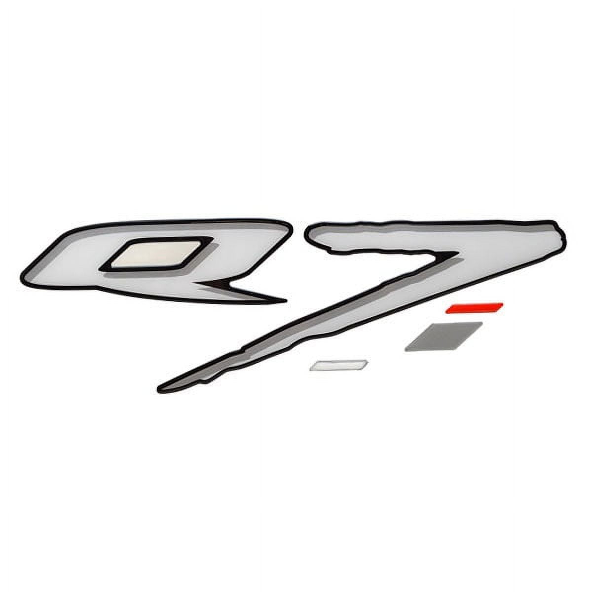 Tahoe Boat Raised Decal 166005 | Qi 7 Logo Silver Sticker - Walmart.com