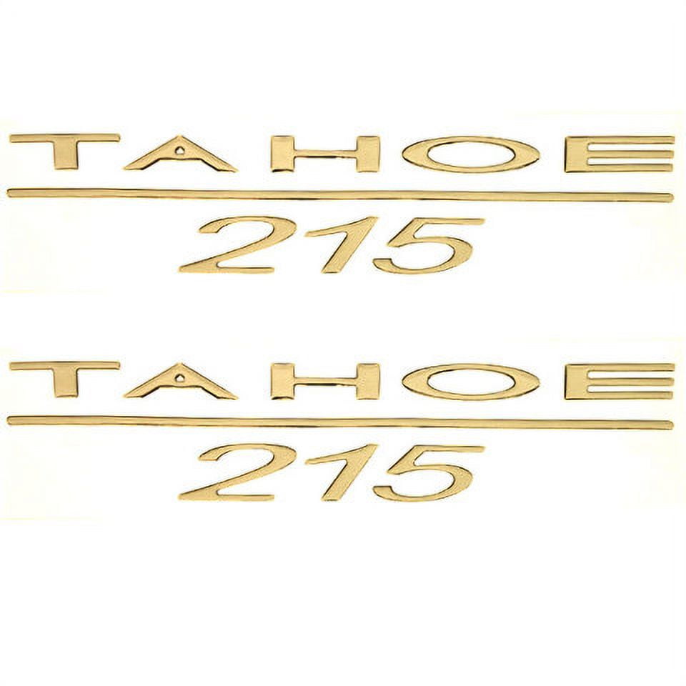 Tahoe Boat Raised Emblem Decal 138689 | 215 Logo Stickers (Pair ...
