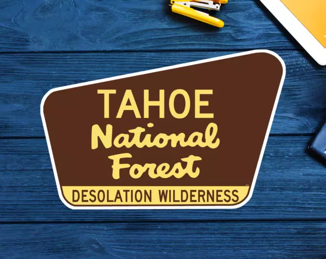 Tahoe National Forest Decal Sticker California Desolation Wilderness ...