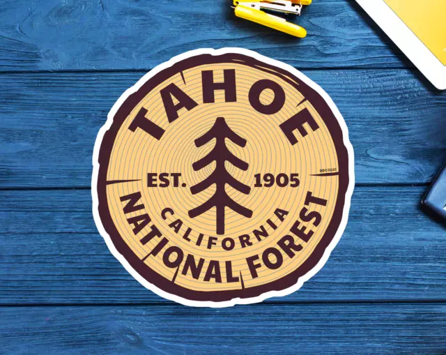 Tahoe National Forest Decal Sticker / California Park Laptop Car ...