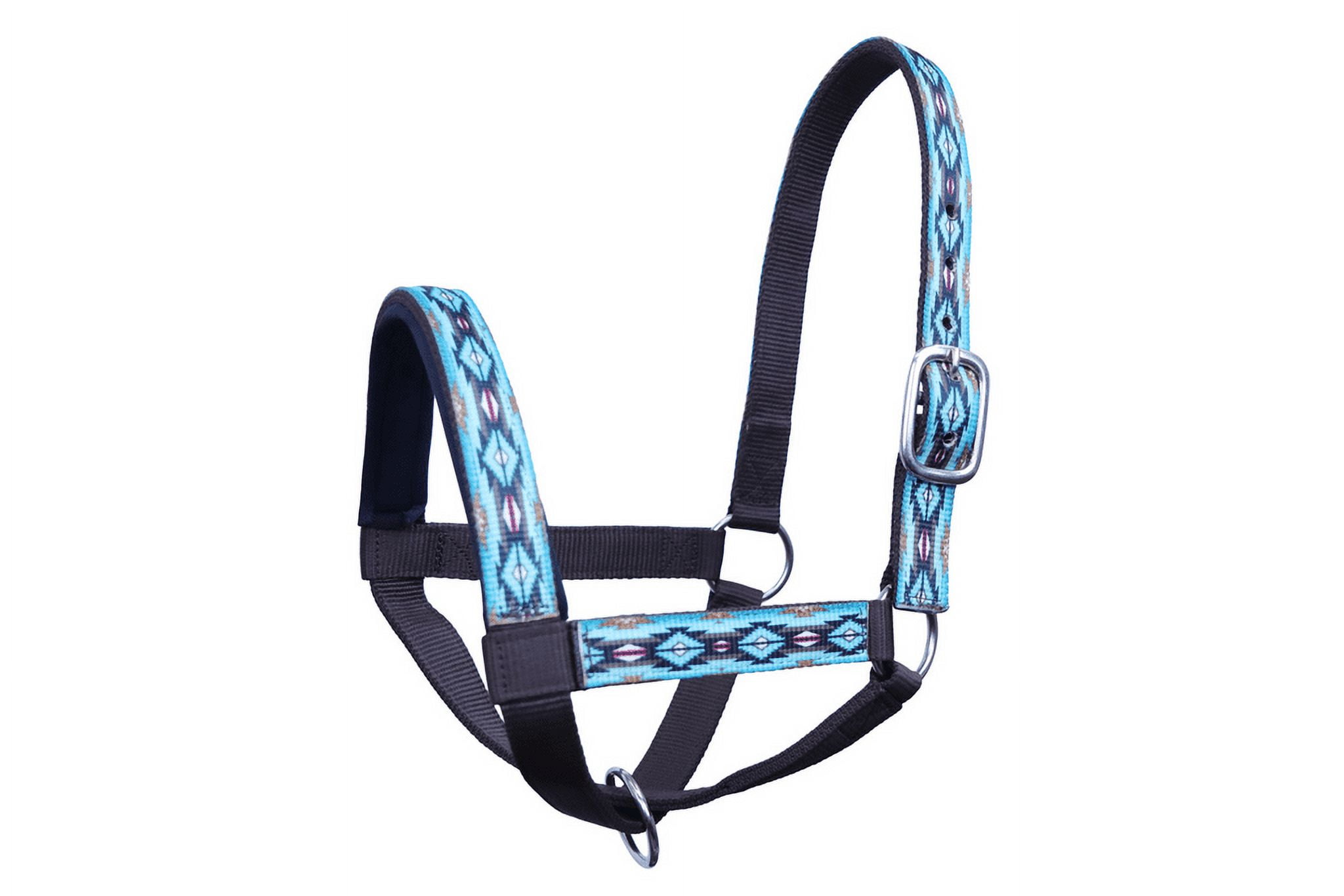 Tahoe Tack Nylon Overlay Sheep and Goat Halter with Padded Noseband - 6 ...