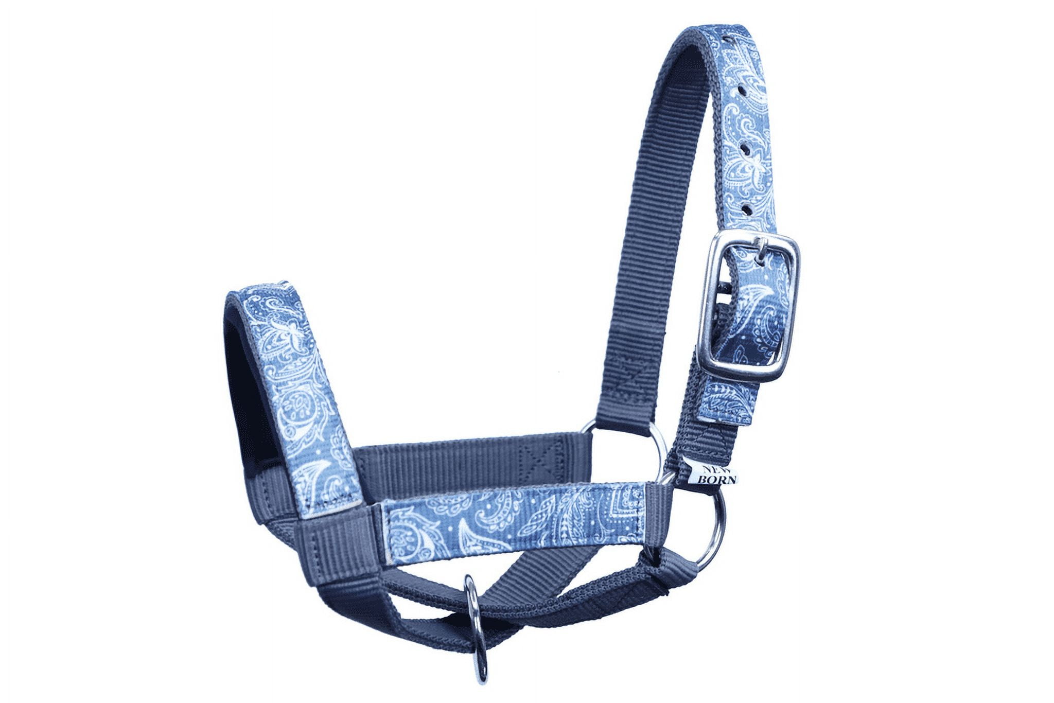 Tahoe Tack Nylon Overlay Sheep and Goat Halter with Padded Noseband - 6 ...