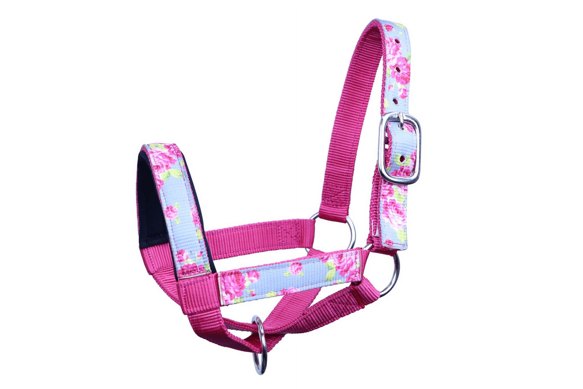 Tahoe Tack Nylon Overlay Sheep and Goat Halter with Padded Noseband - 6 ...
