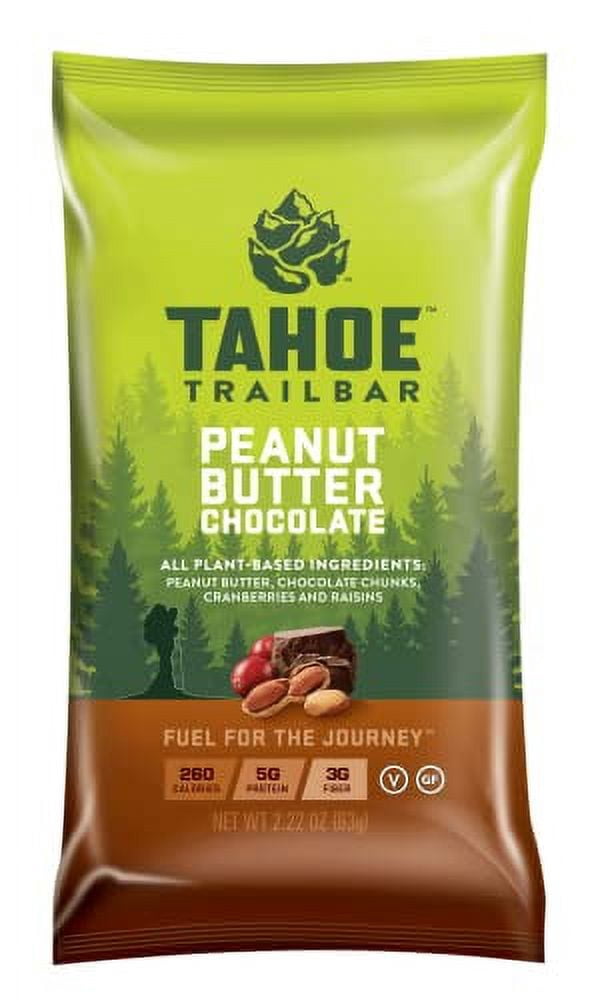 Tahoe Trail Bar, Plant-Based TGF4 Natural Energy Bar (2.22 Ounce ...