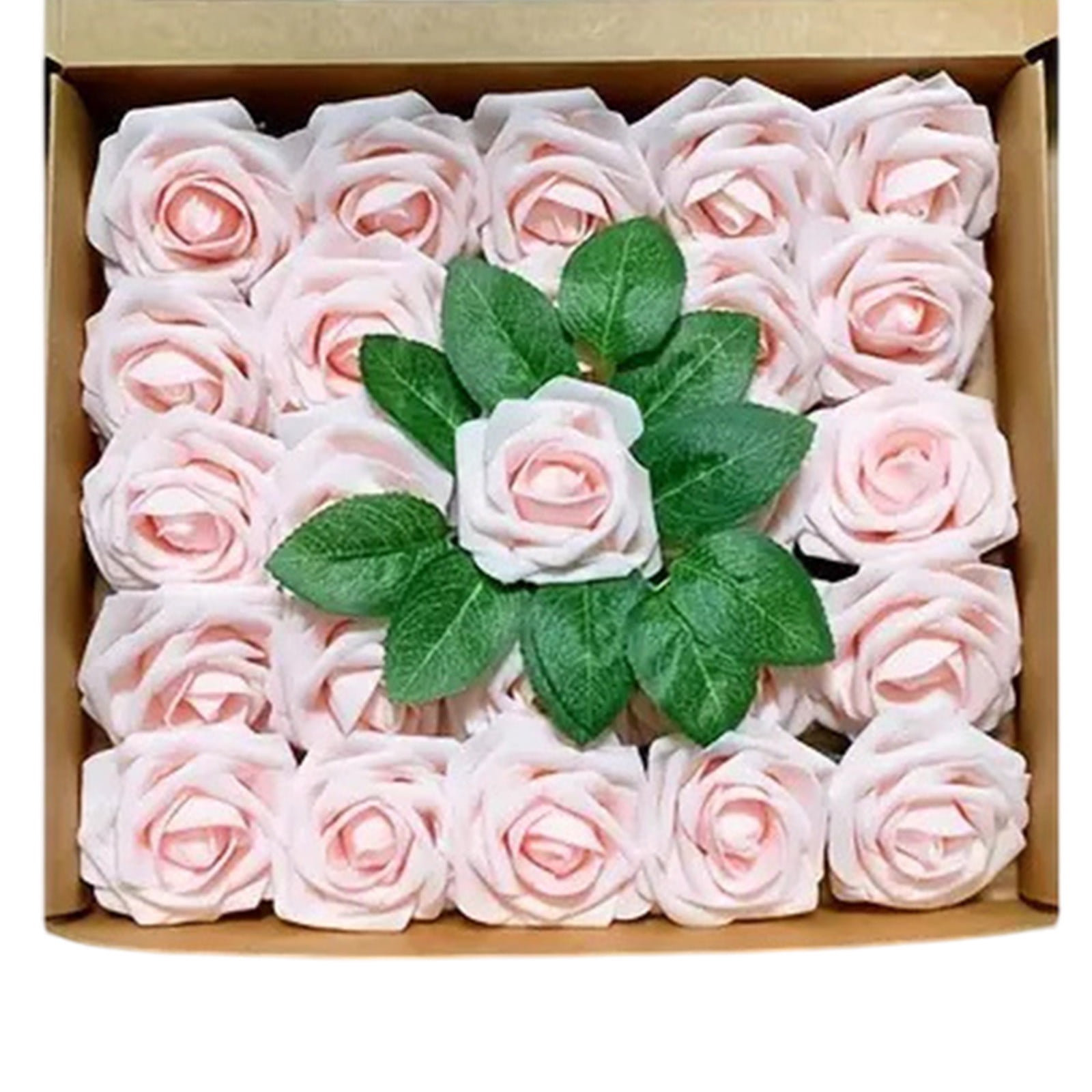 Tahtuvzn School 25pcs 10.6x9.4x1.96" Rose Artificial Flowers Roses for ...