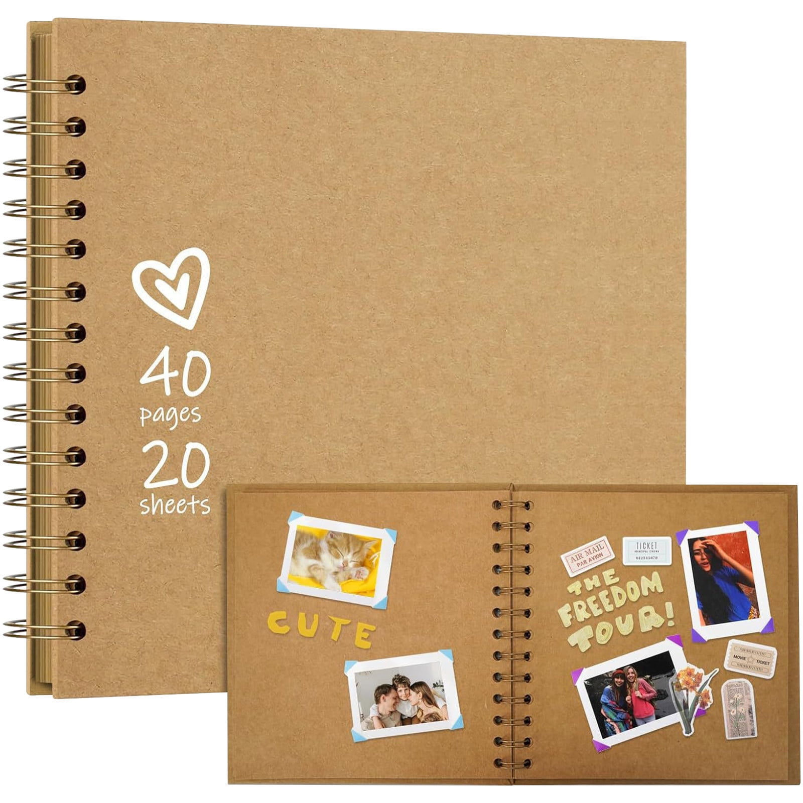 Tahtuvzn Decorative Accents Wedding Memorial Scrapbook Album DIY Photo ...