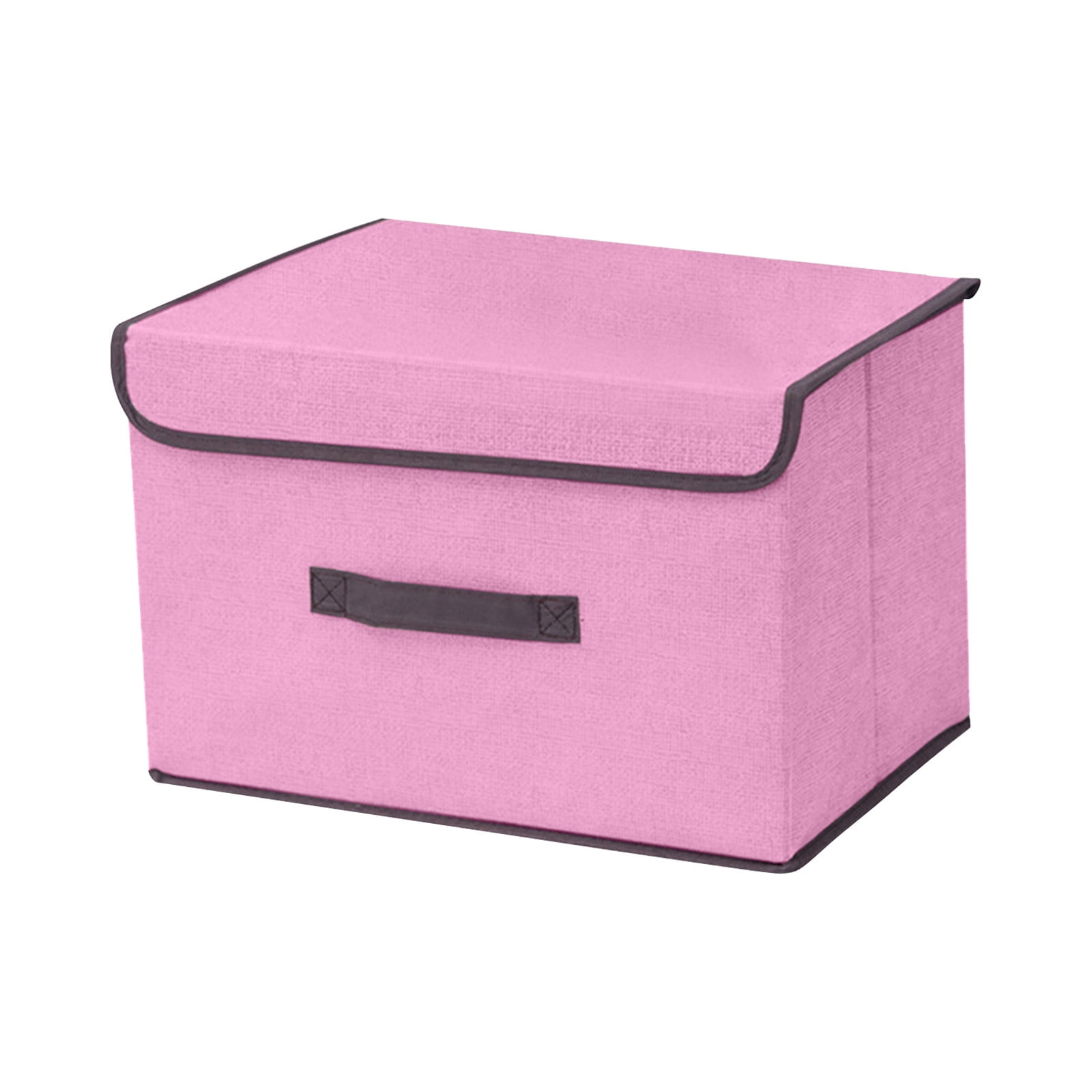 Tahtuvzn School Storage Containers Cotton and Linen Cloth Covered Box ...