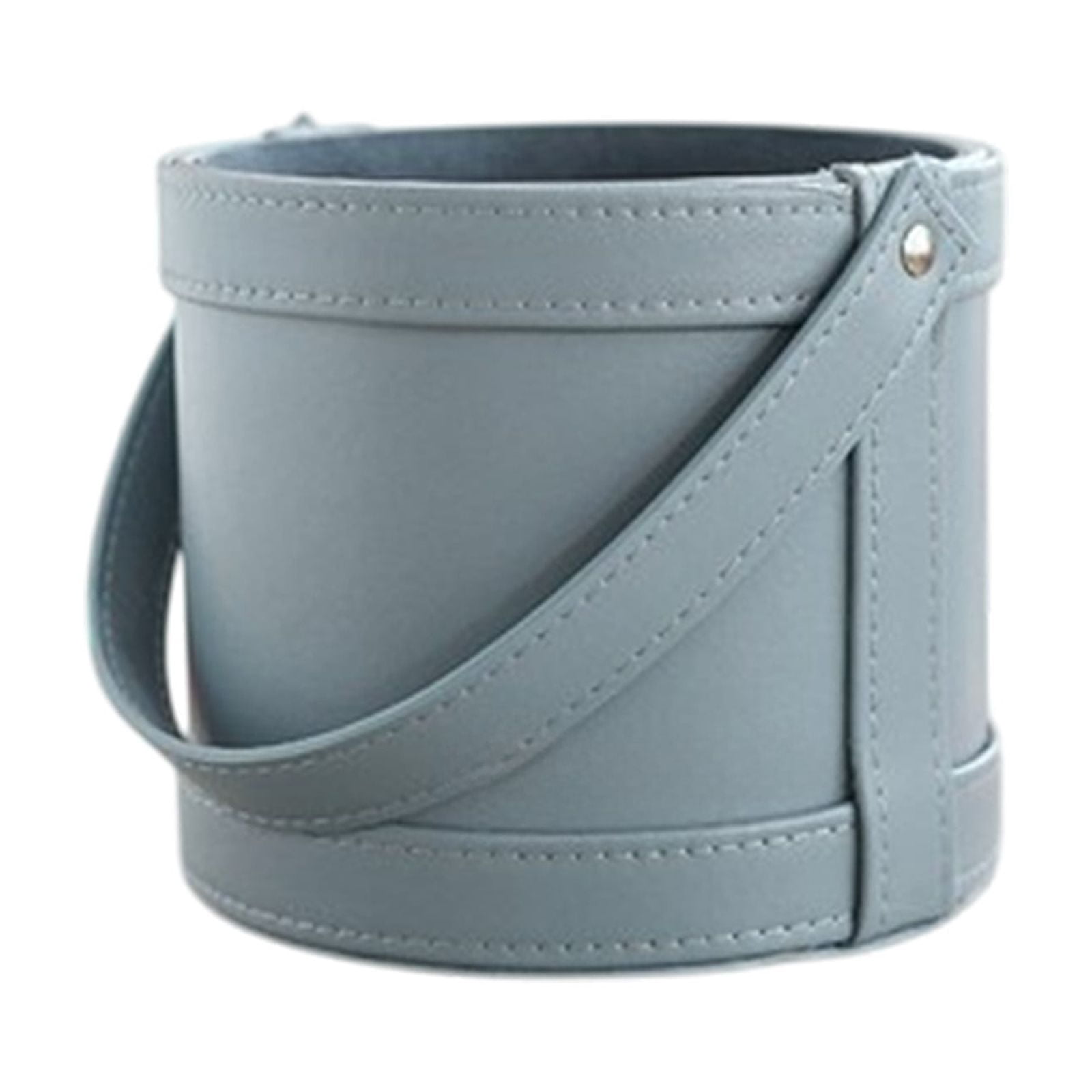 Tahtuvzn Storage and Organization Clearance! Handheld Leather Bucket ...