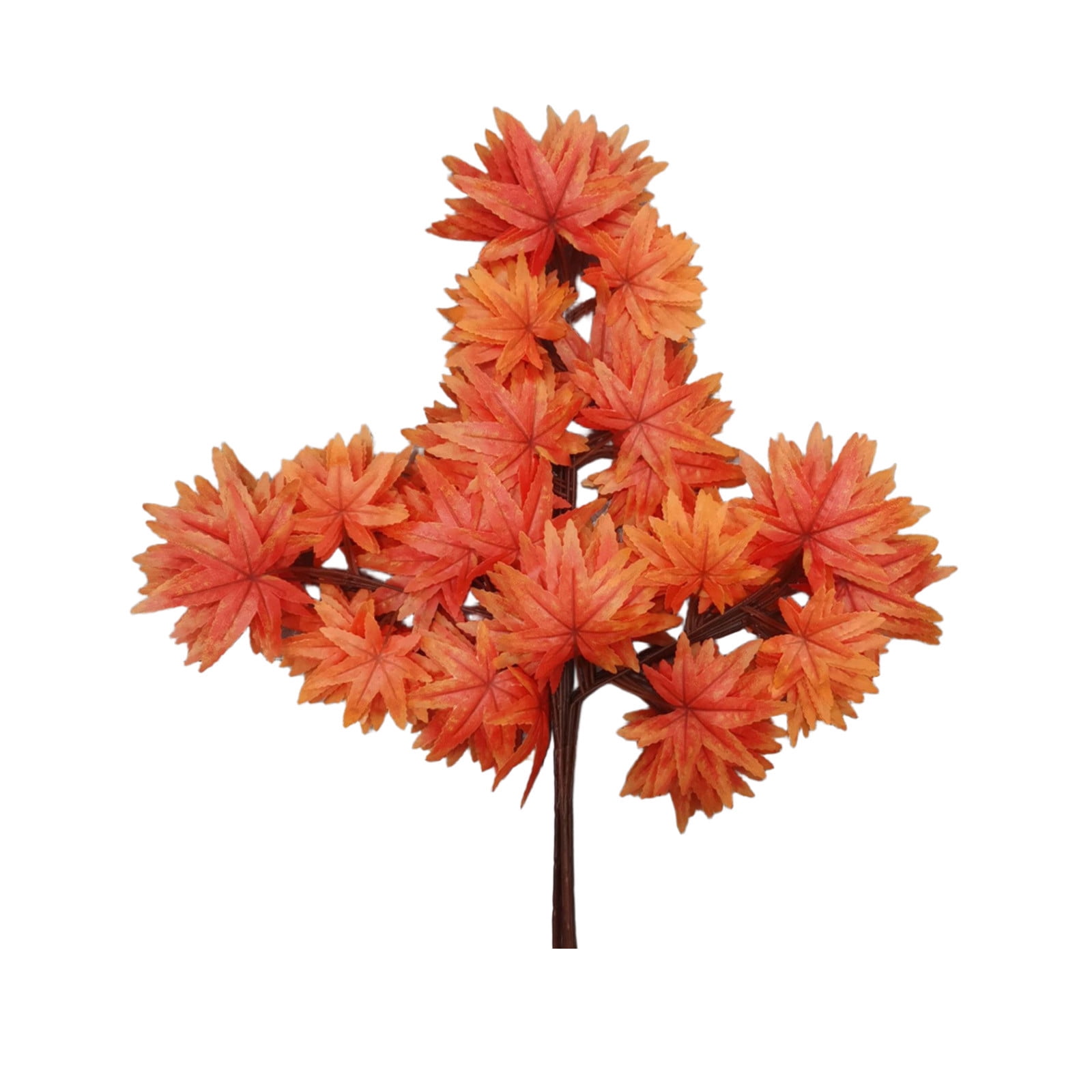 Tahtuvzn Thanksgiving Decor Home Count 12pcs Artificial Branch Banyan ...