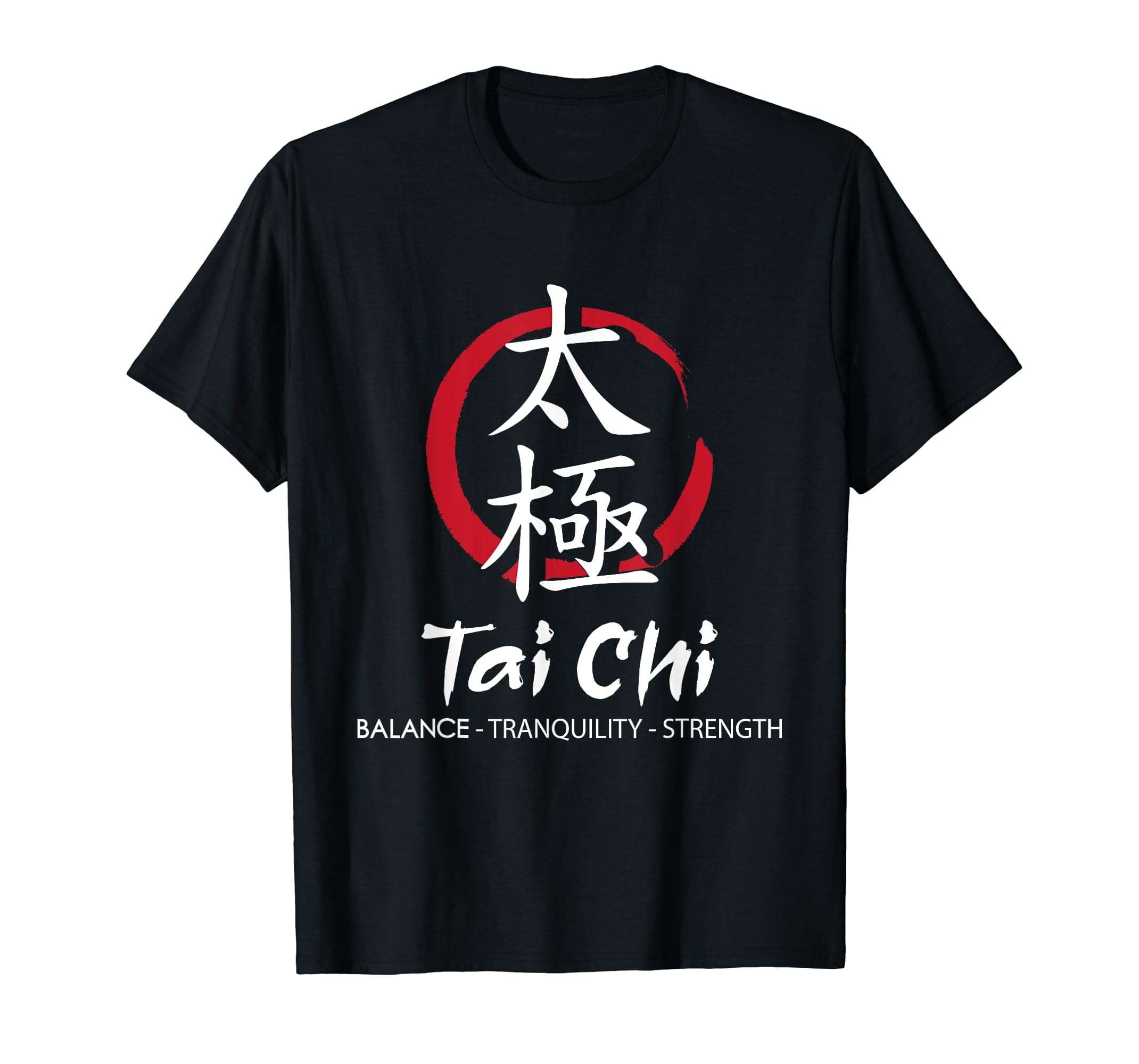 Tai Chi - Body Mind Wellness Spiritual Yin Yang Martial Arts T-Shirt ...
