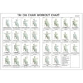 Tai Chi Chair Workout Chart Poster for Seniors, 30 Days Workout Chart ...