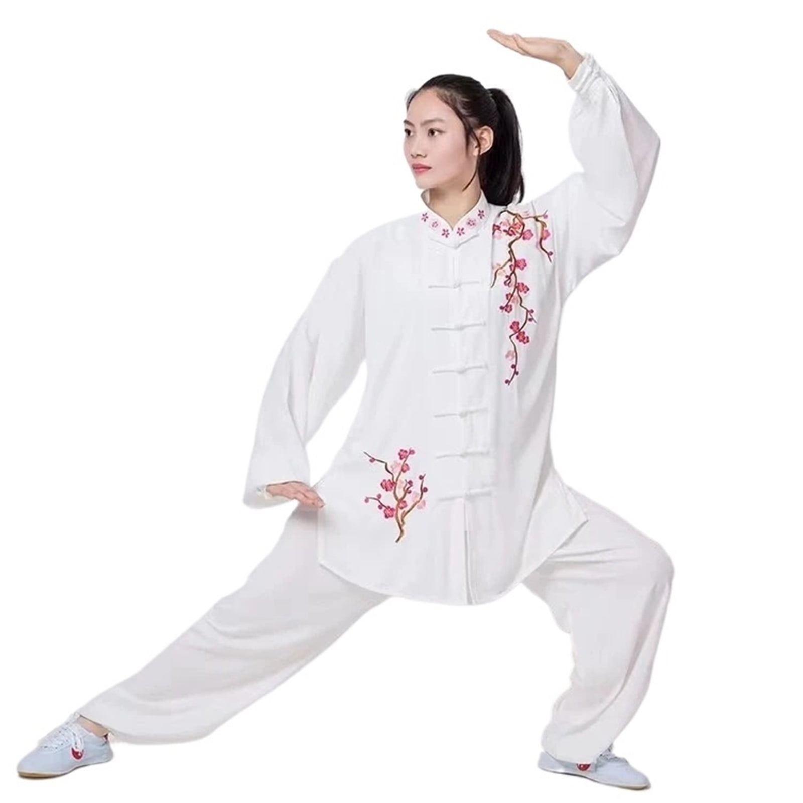 Tai Chi Clothes Taiji Kung Fu Uniforms Unisex Embroidery Elegant ...