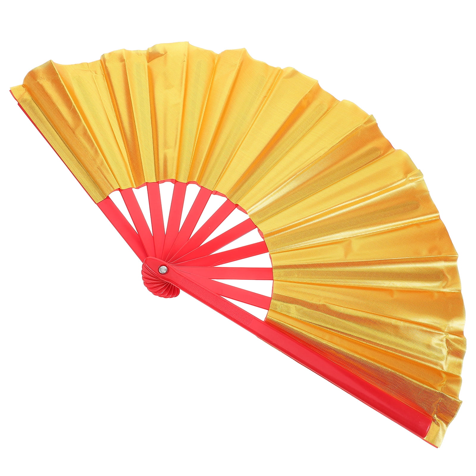 Homoyoyo Party Hand Fan Folding Red Dance Prop Holiday Dancing 1Set ...