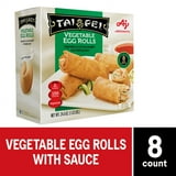 Tai Pei Vegetable Egg Rolls Frozen Asian Appetizers 24.5 Oz - Walmart.com