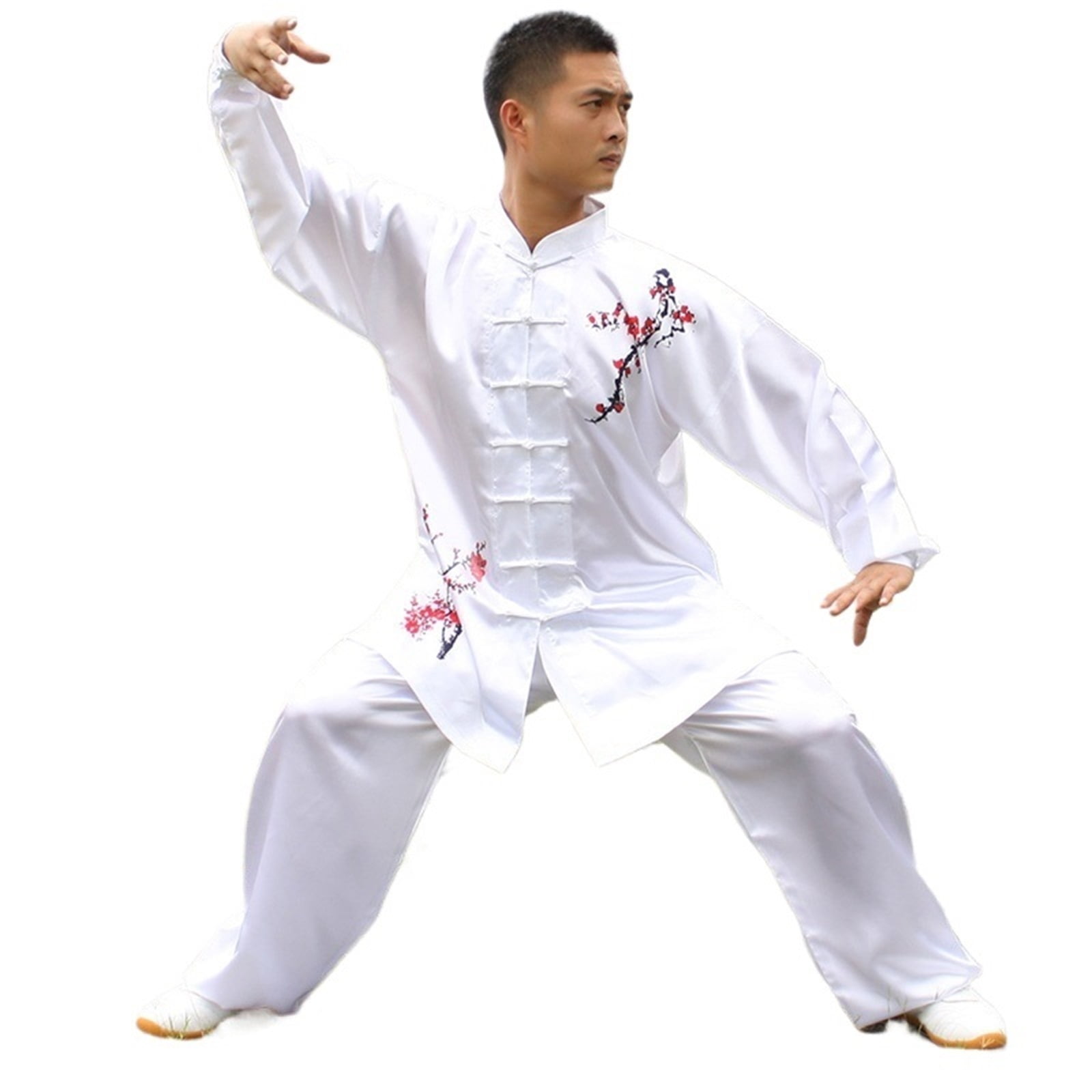 TaiChi Exercise Belt Sports Wear Long Sleeve KungFu Uniform Wushu ...