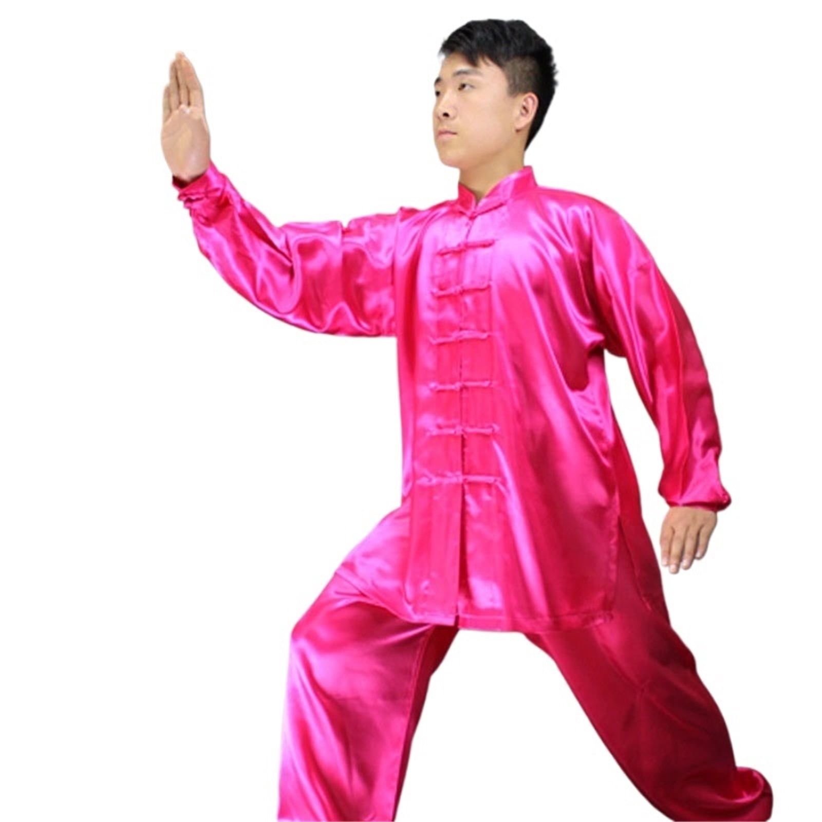 TaiChi Exercise Belt Sports Wear Long Sleeve KungFu Uniform Wushu ...