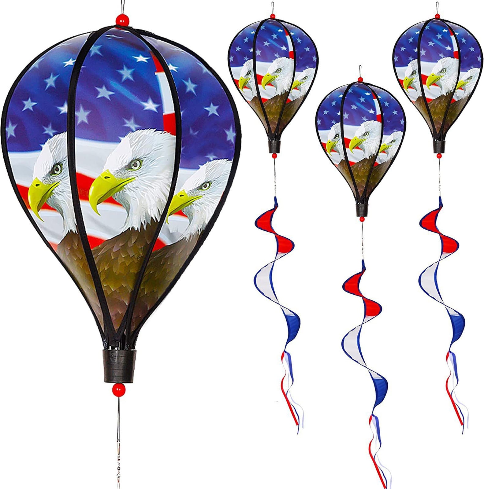Taicans 1Pack Hot Air Balloon Wind Spinner Garden Windmills and ...