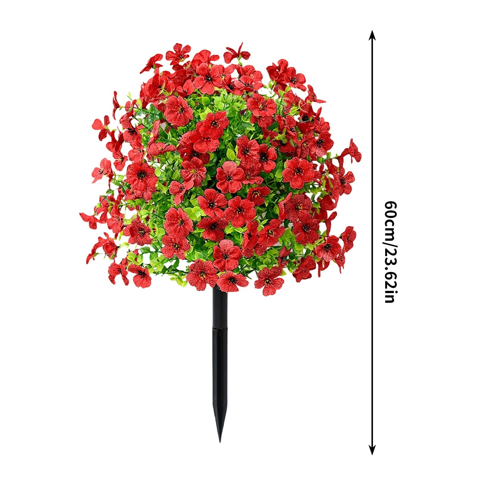 Taicans 23.6 Inch Artificial Flower Stake Outdoor Decor,1 Pack ...