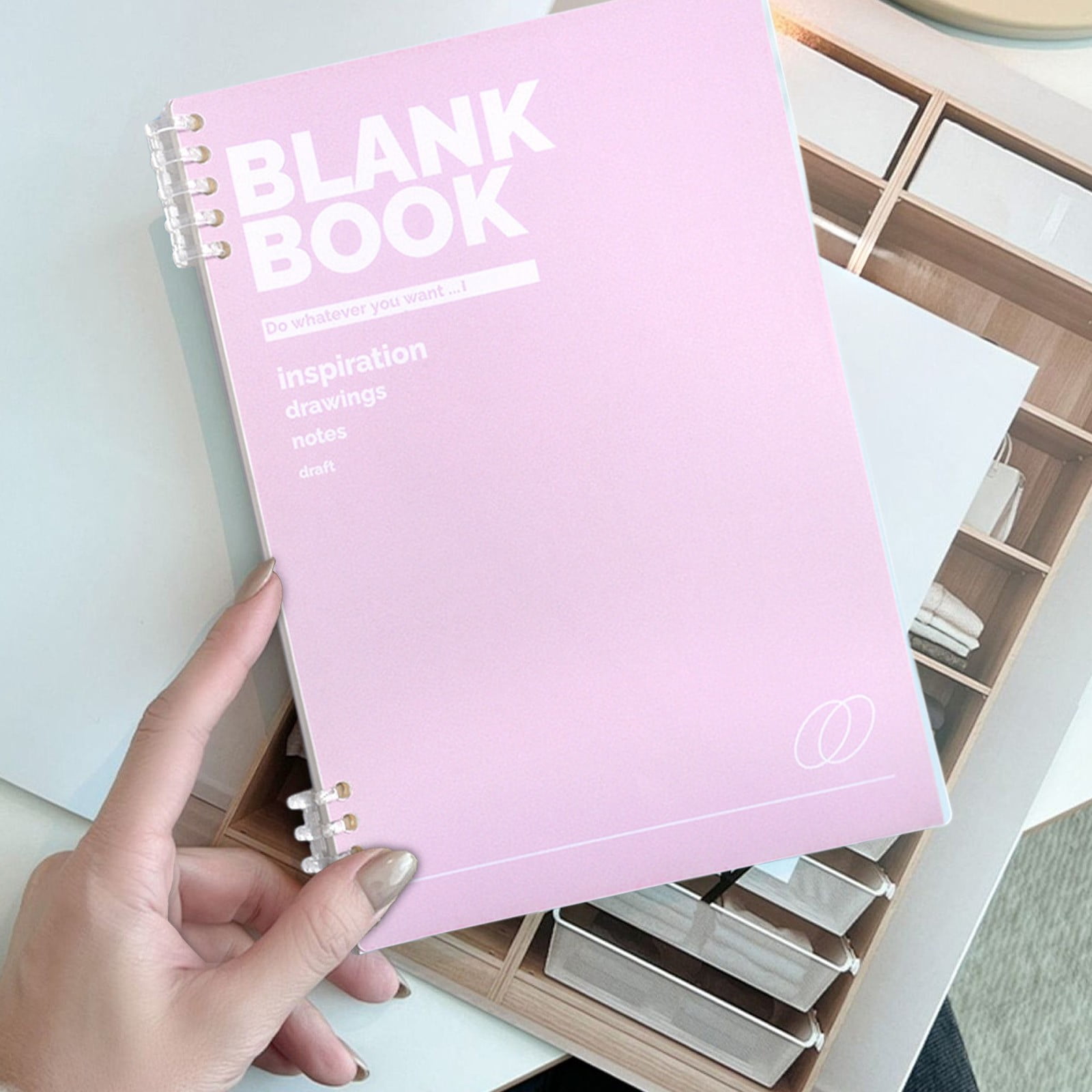 Taicans B5 Grid Notebook - 8mm Spacing,Flip Spiral Binding with Date ...