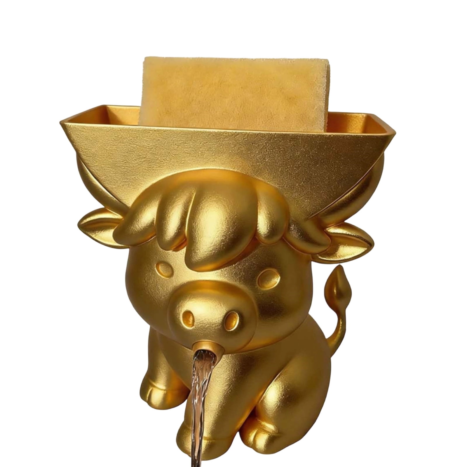 Taicans Funny Highland Cow Sponge Holder - Cute Animal Shape Kitchen ...