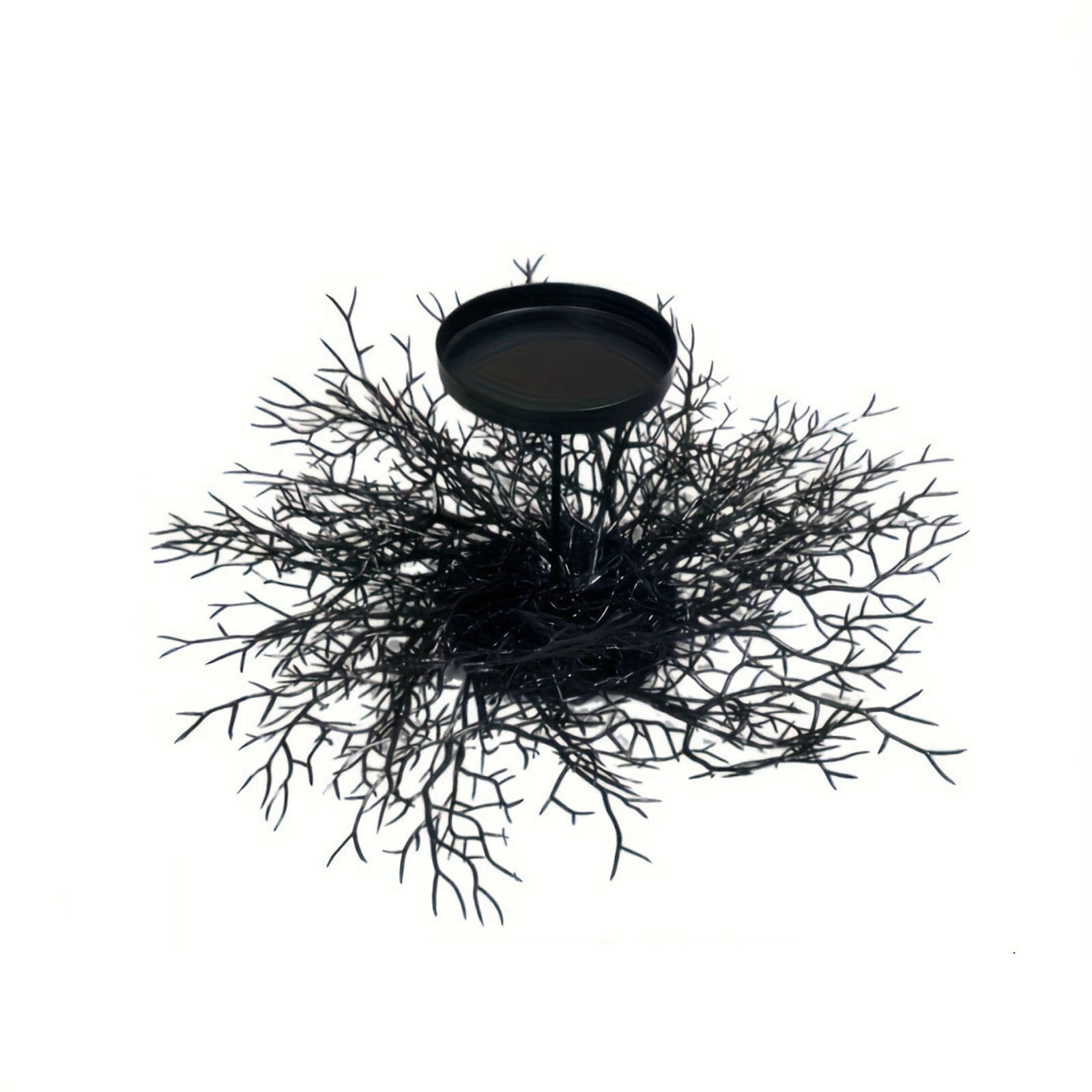 Taicans ‌Halloween Candle Holders - Black Maple Leaf & Dead Branch ...