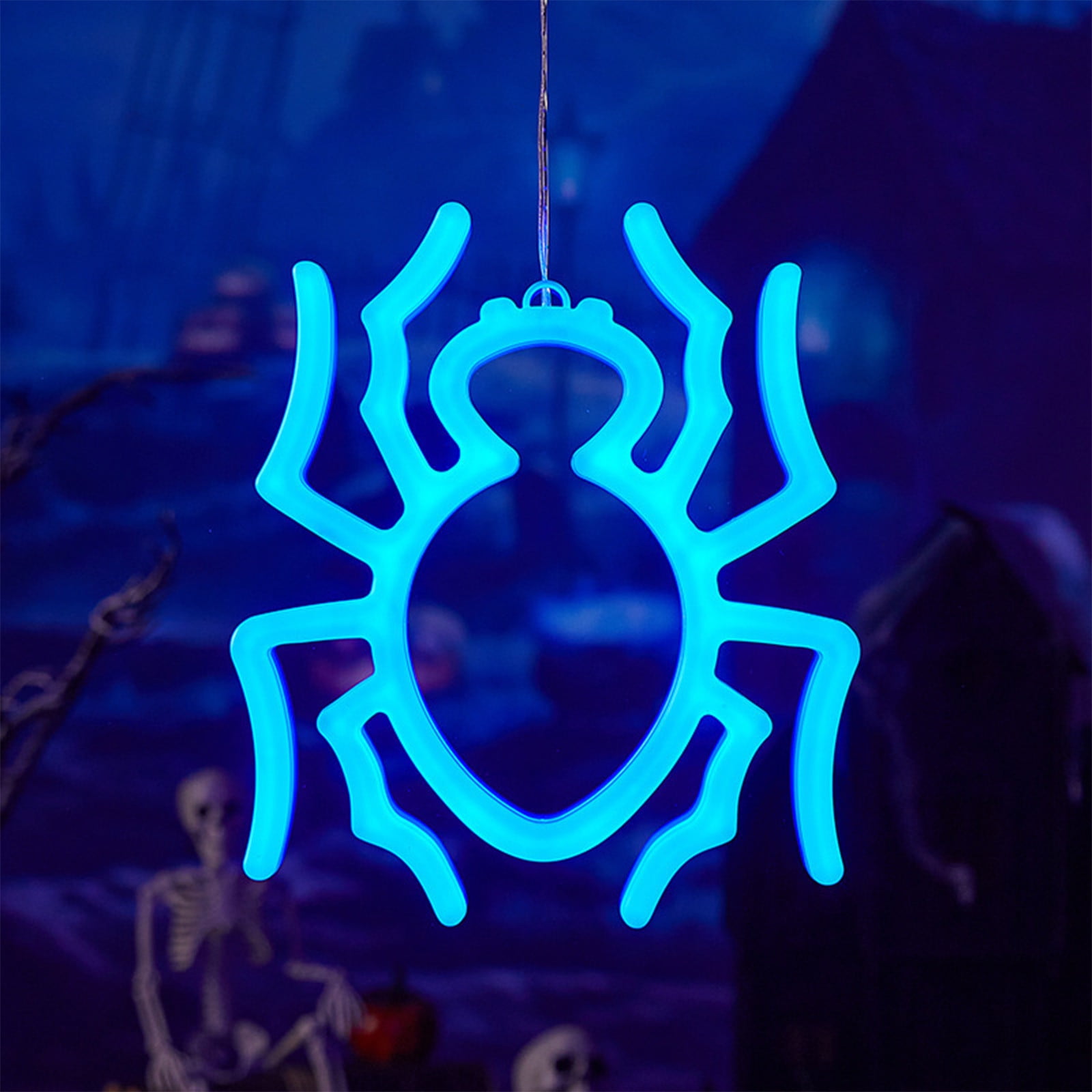 Taicans ‌Halloween LED Spider Lights - Scary Neon Decor for Room,Party ...