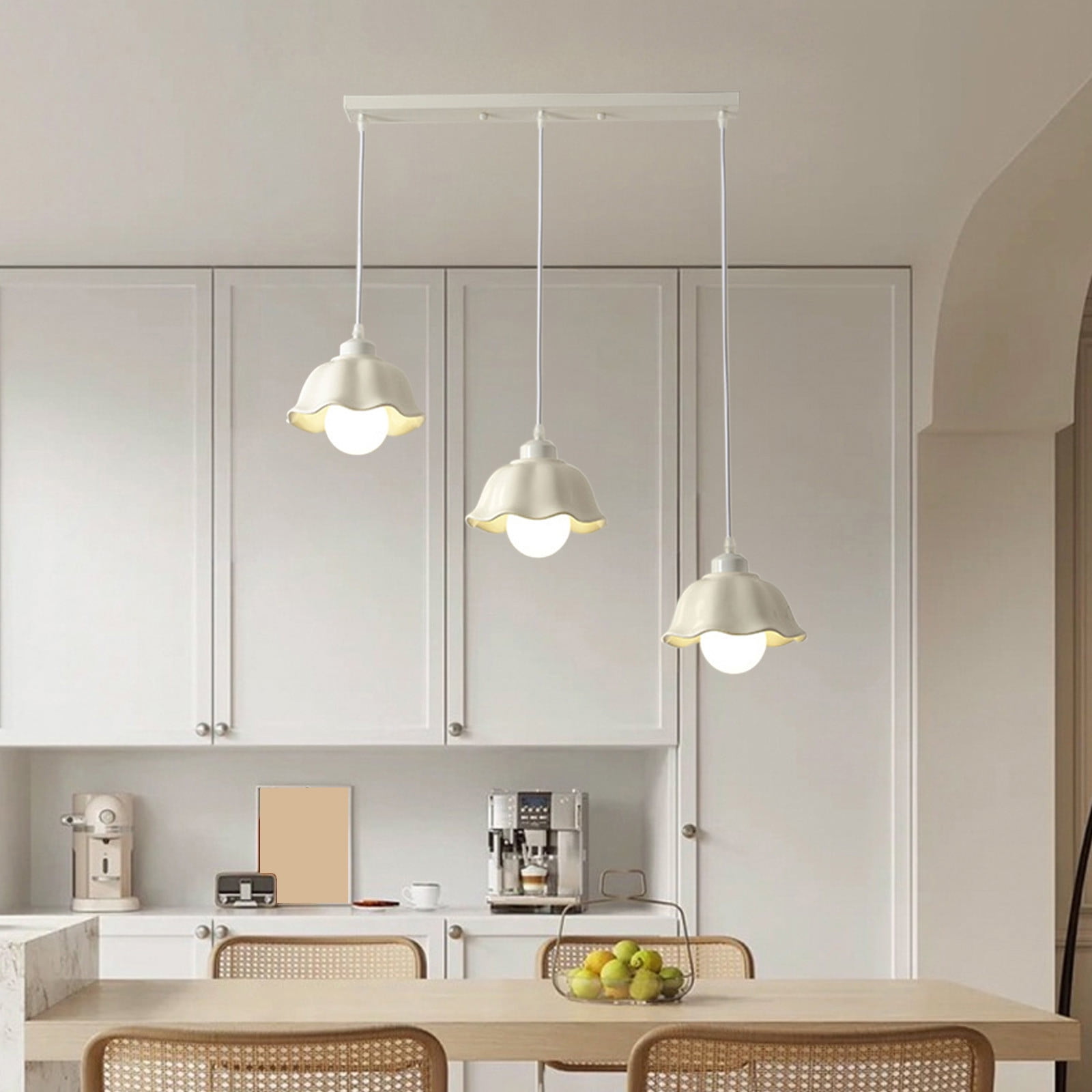 Taicans Pendant Lights Kitchen Island 3-Light Pendant Light Fixtures ...