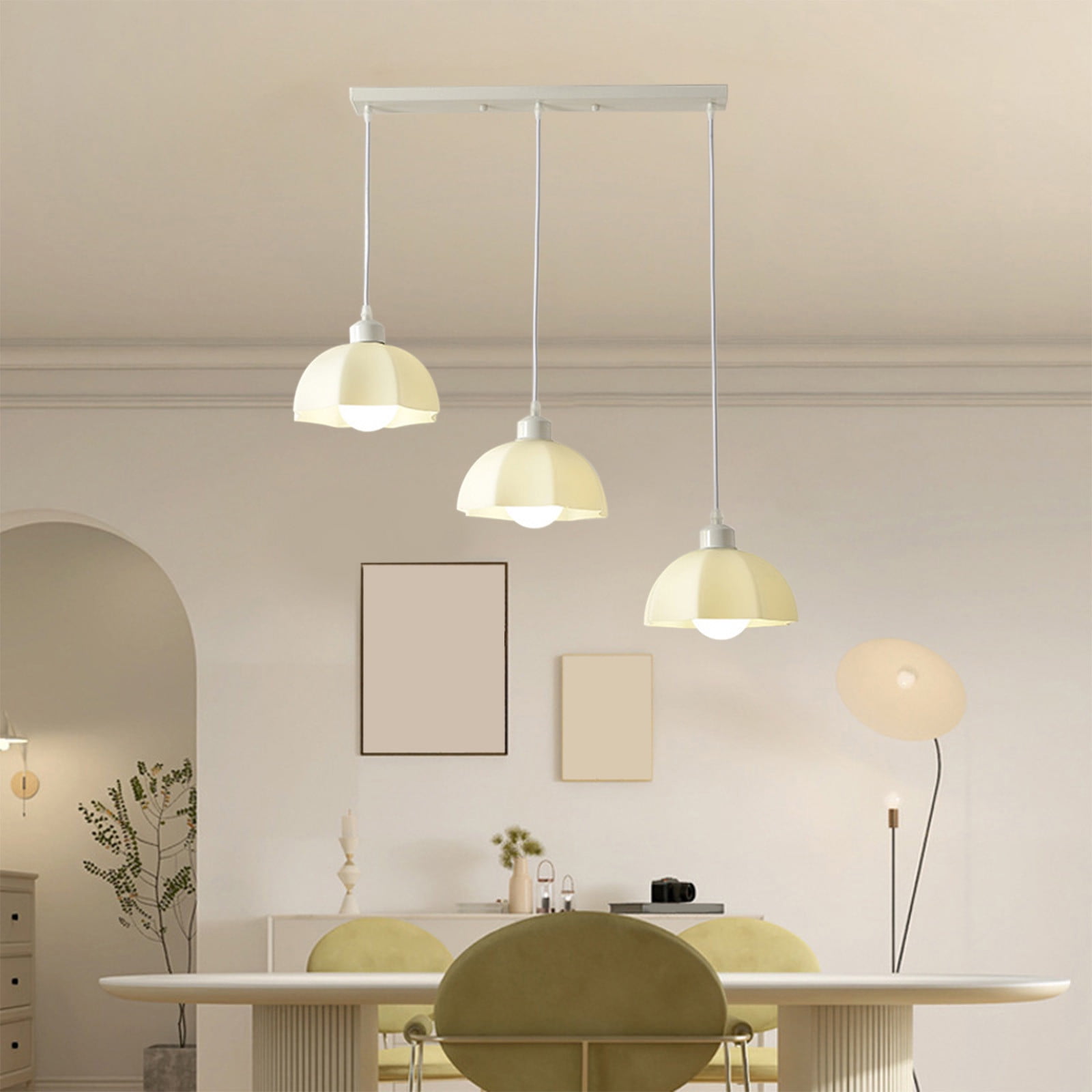 Taicans Pendant Lights Kitchen Island 3-Light Pendant Light Fixtures ...