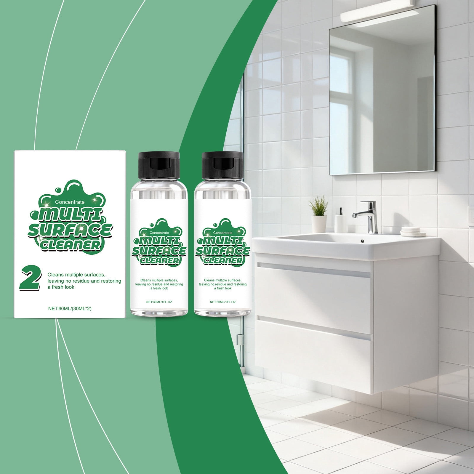Taicans Powerful Bathroom & Sink Cleaner Spray - Multi Surface ...