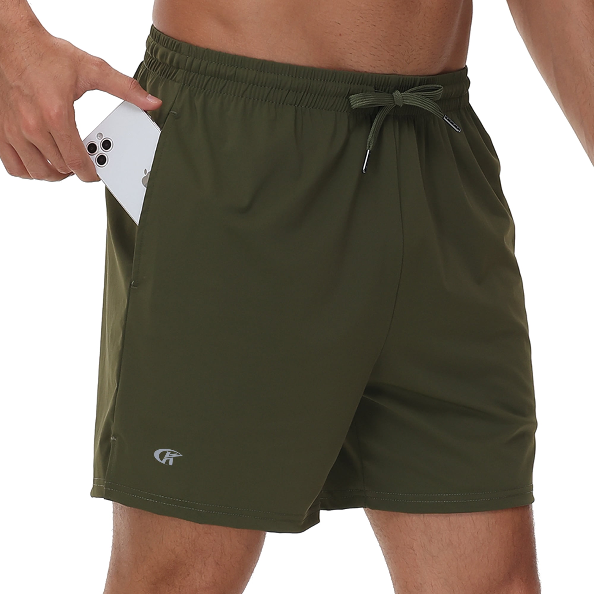 Taigaofy Men's 5" Workout Athletic Running Shorts Quick Dry Lightweight ...