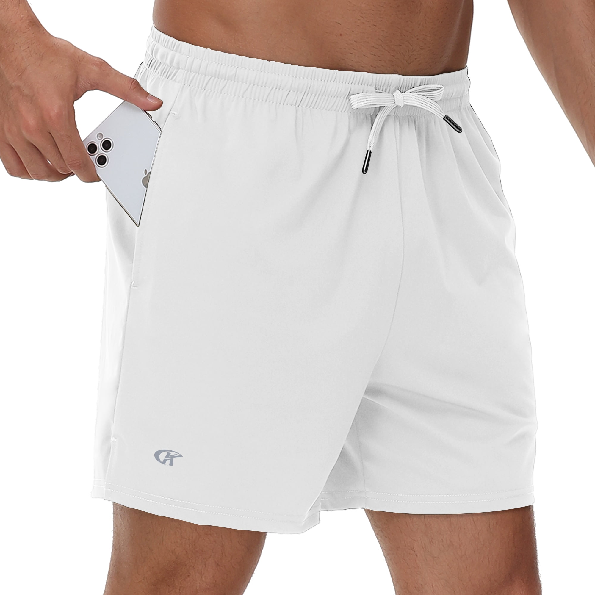 Taigaofy Men's 5" Workout Athletic Running Shorts Quick Dry Lightweight ...