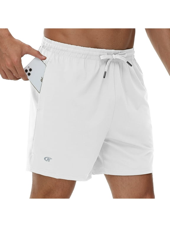 GRAMVAL Running Shorts 6" Quick Dry Gym Athletic Workout Shorts for Men ...