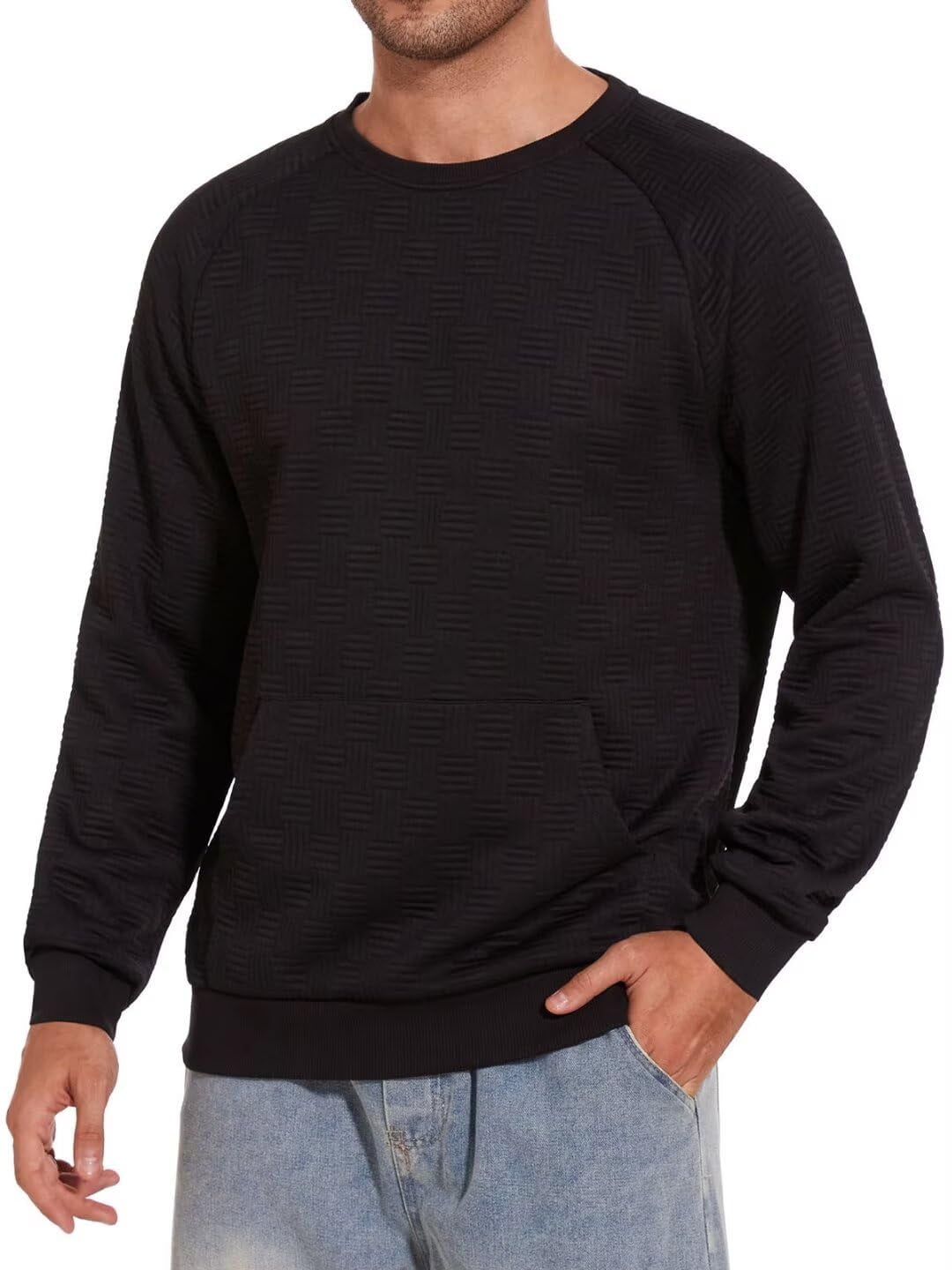 Taigaofy Men's Lightweight Sweatshirts with Kangaroo Pocket Relaxed Fit ...