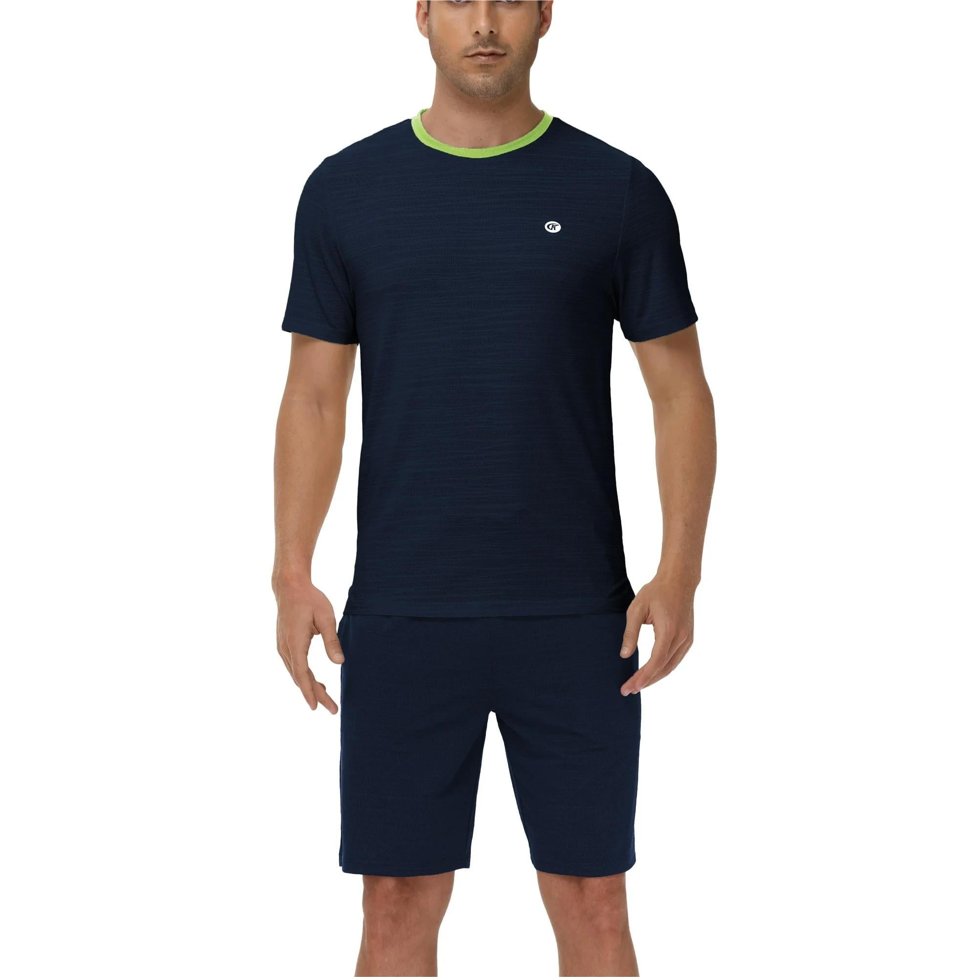 Taigaofy Men's Outfits Performance activewear sets Gym Athletic ...