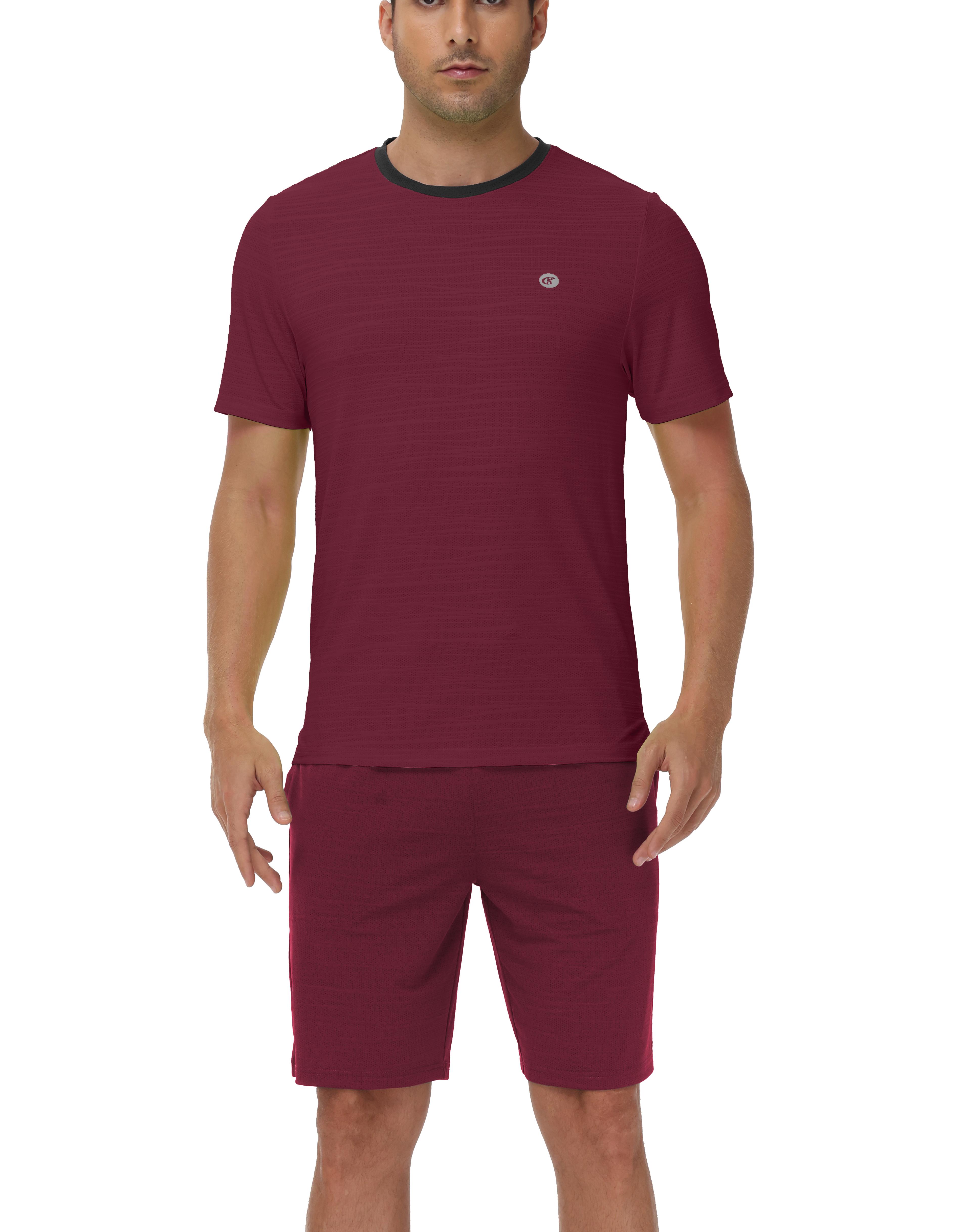 Taigaofy Men's Outfits Performance activewear sets Gym Athletic ...