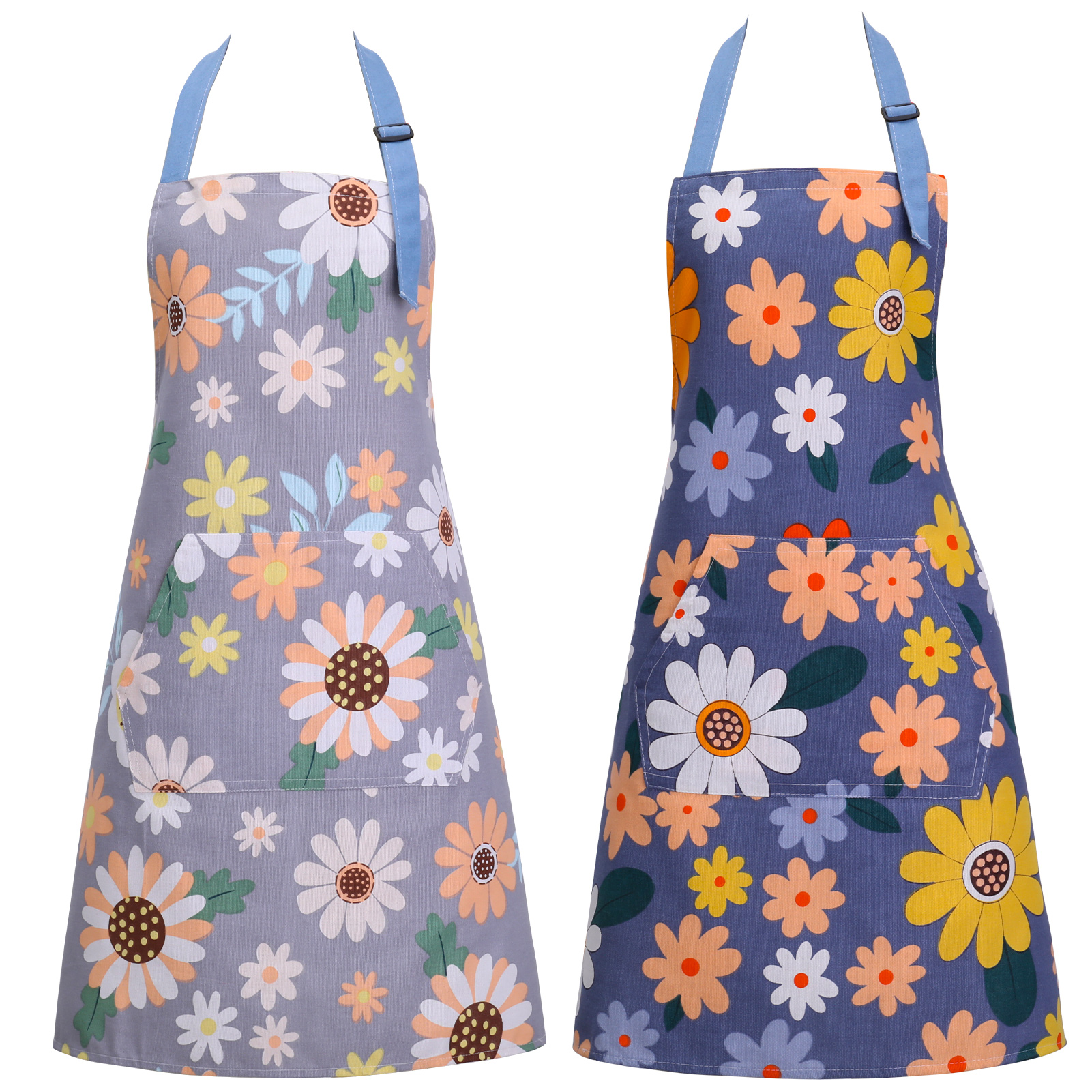 WSBDENLK Cheap Kitchen Supplies Cooking Apron, Aprons for Women with ...
