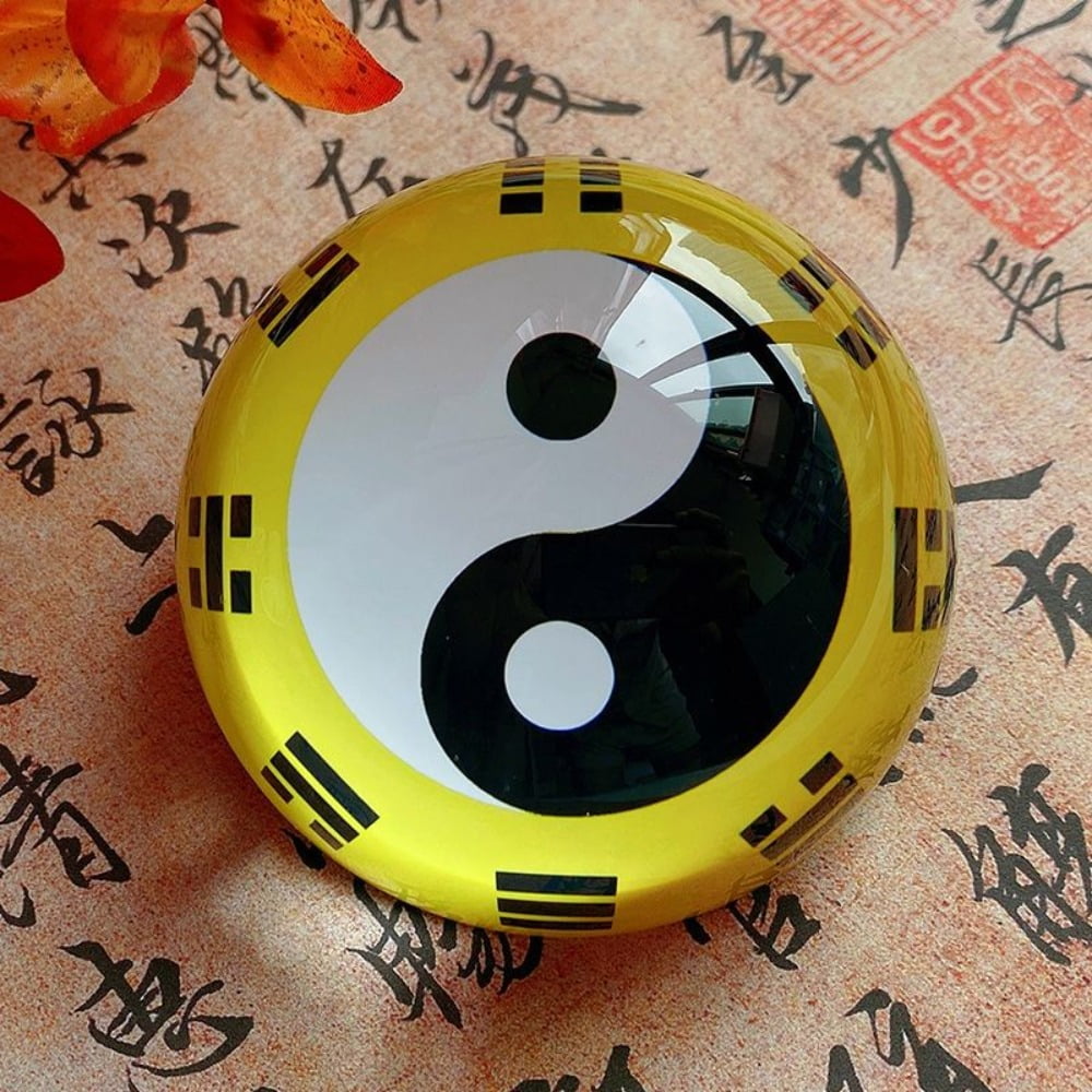 Taiji Bagua Paperweight Ruler Desk Decor Feng Shui Study Office ...