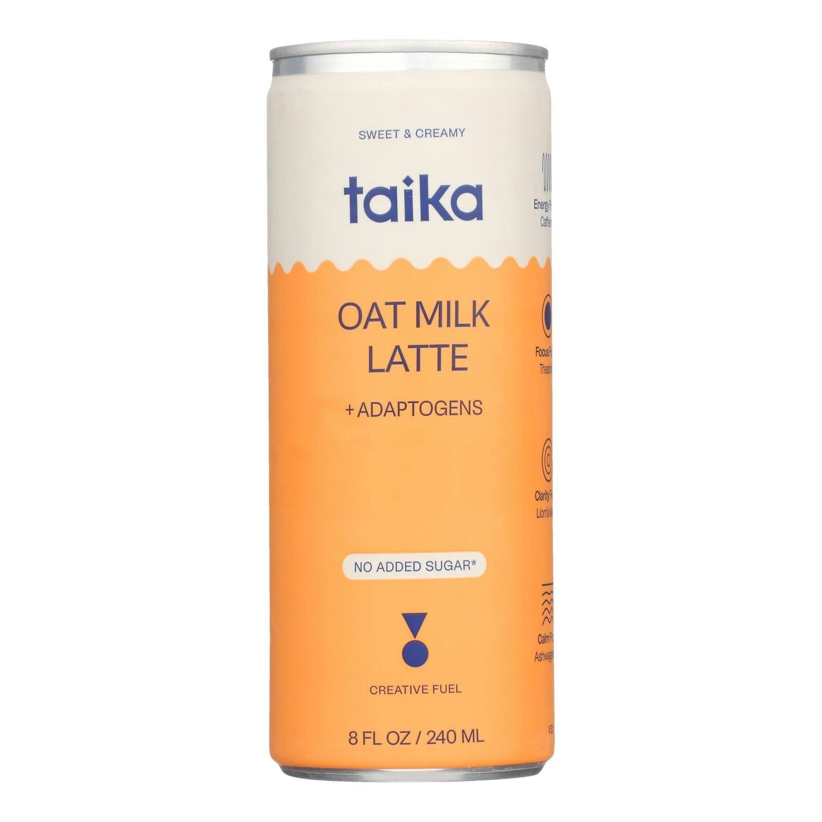 Taika Oat Milk Latte Ready To Drink Coffee 8 fl oz (Pack Of 12 ...