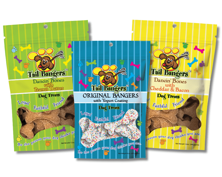 Tailbangers All-Natural Dog Treats and Cookies, Bacon, Cheddar, Yogurt ...