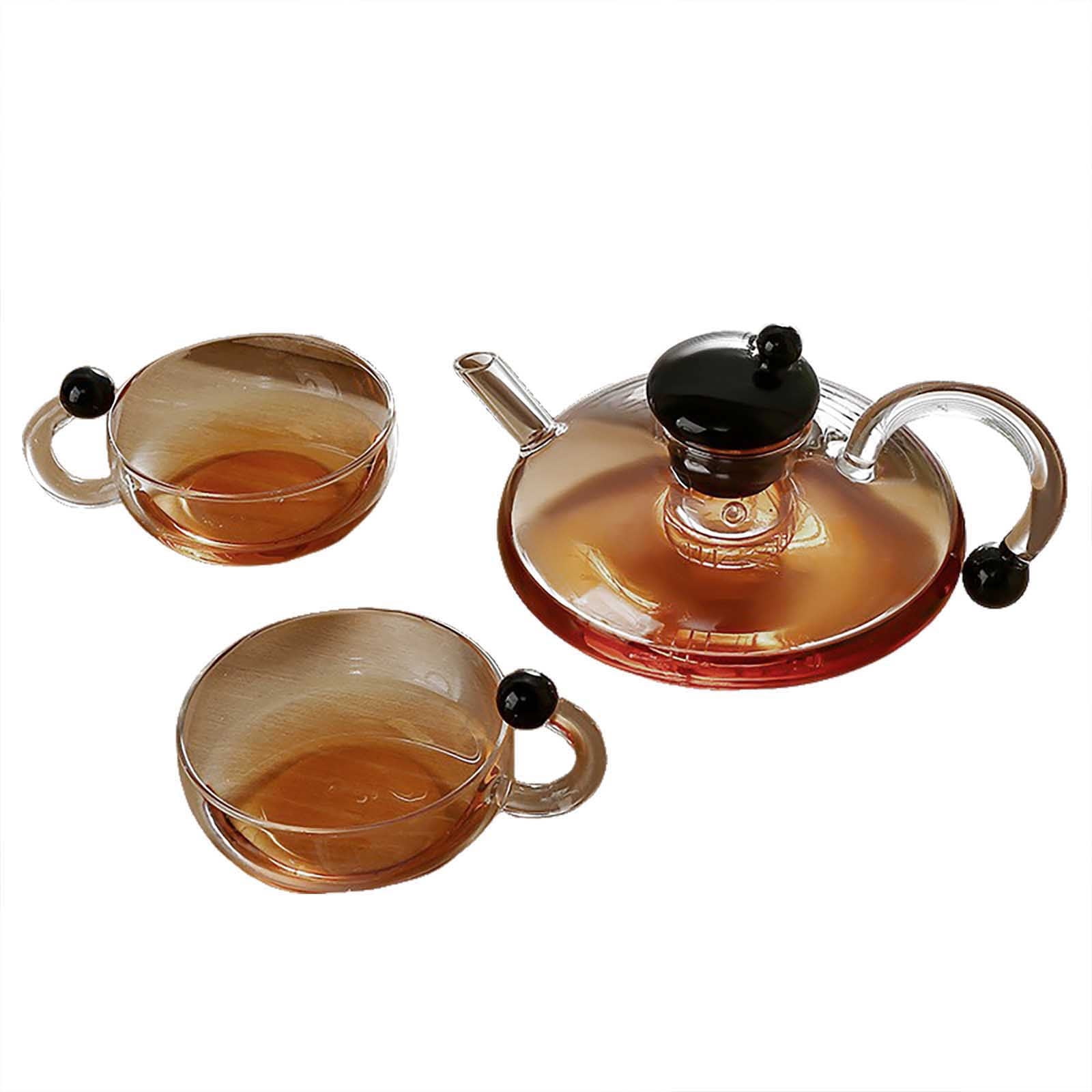 Tail Kettle High Temperature Teapot Gray Tail Kettle Handmade Tea Set ...